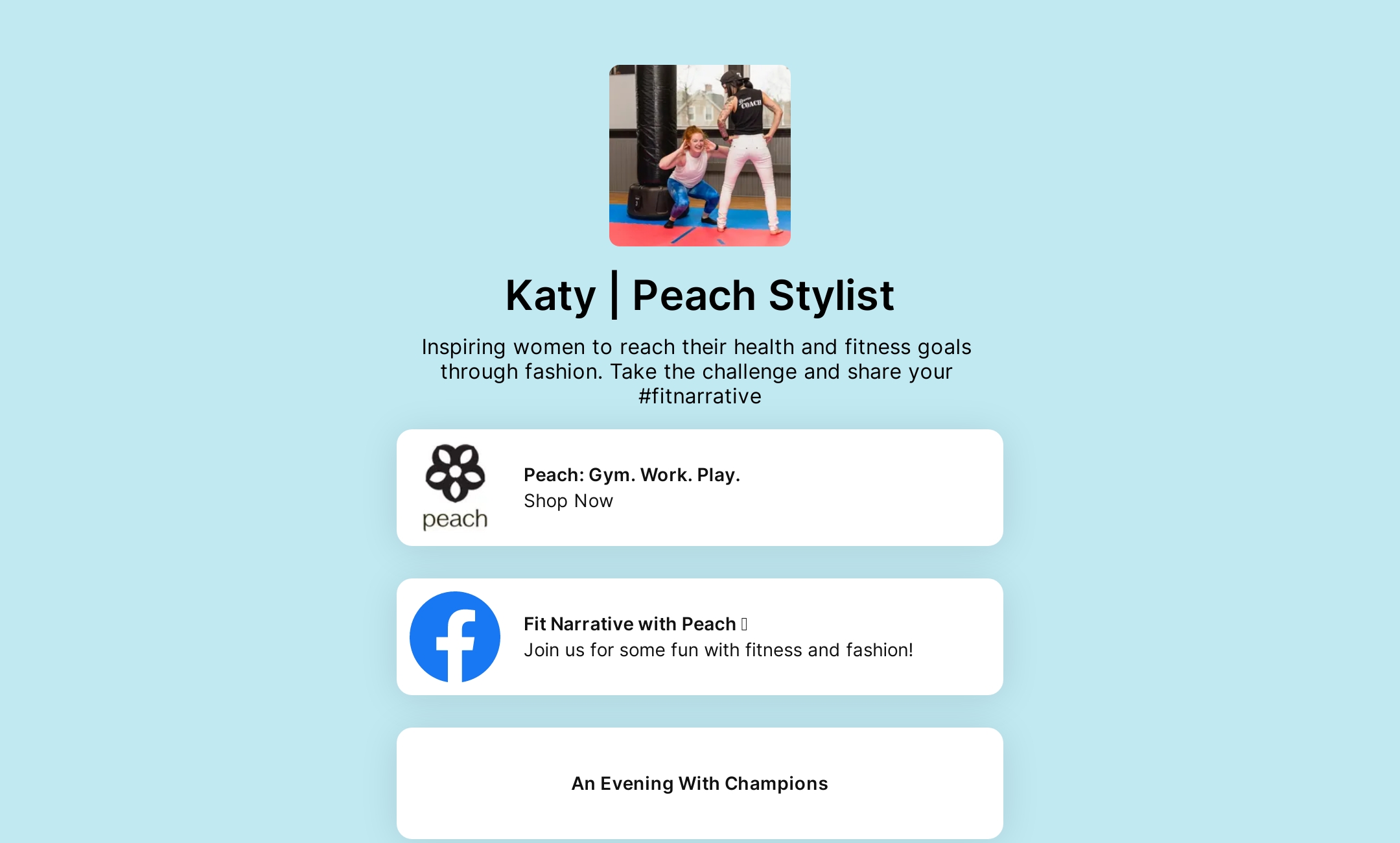 Katy | Peach Stylist's Flowpage