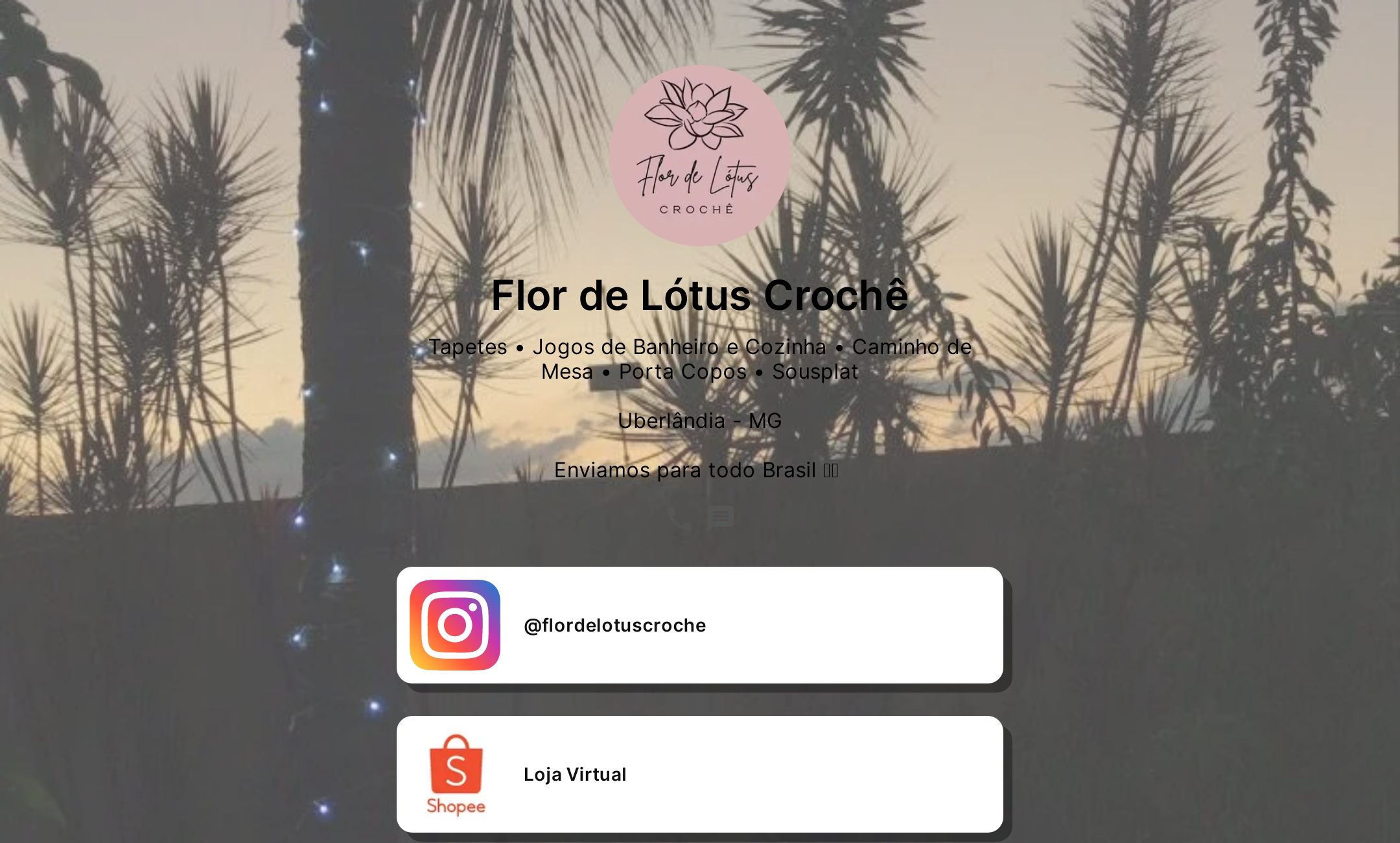 Flor de Lótus Crochê 's Flowpage