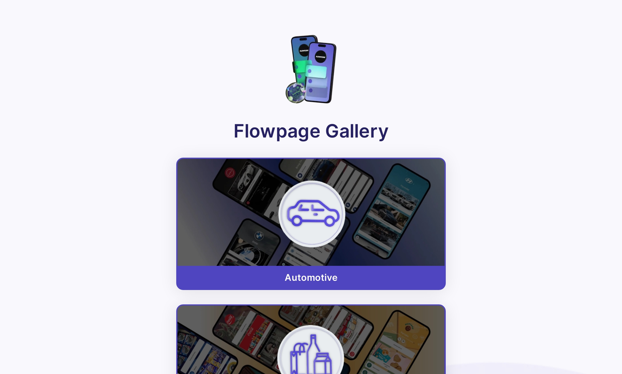 Flowpage Gallery's Flowpage
