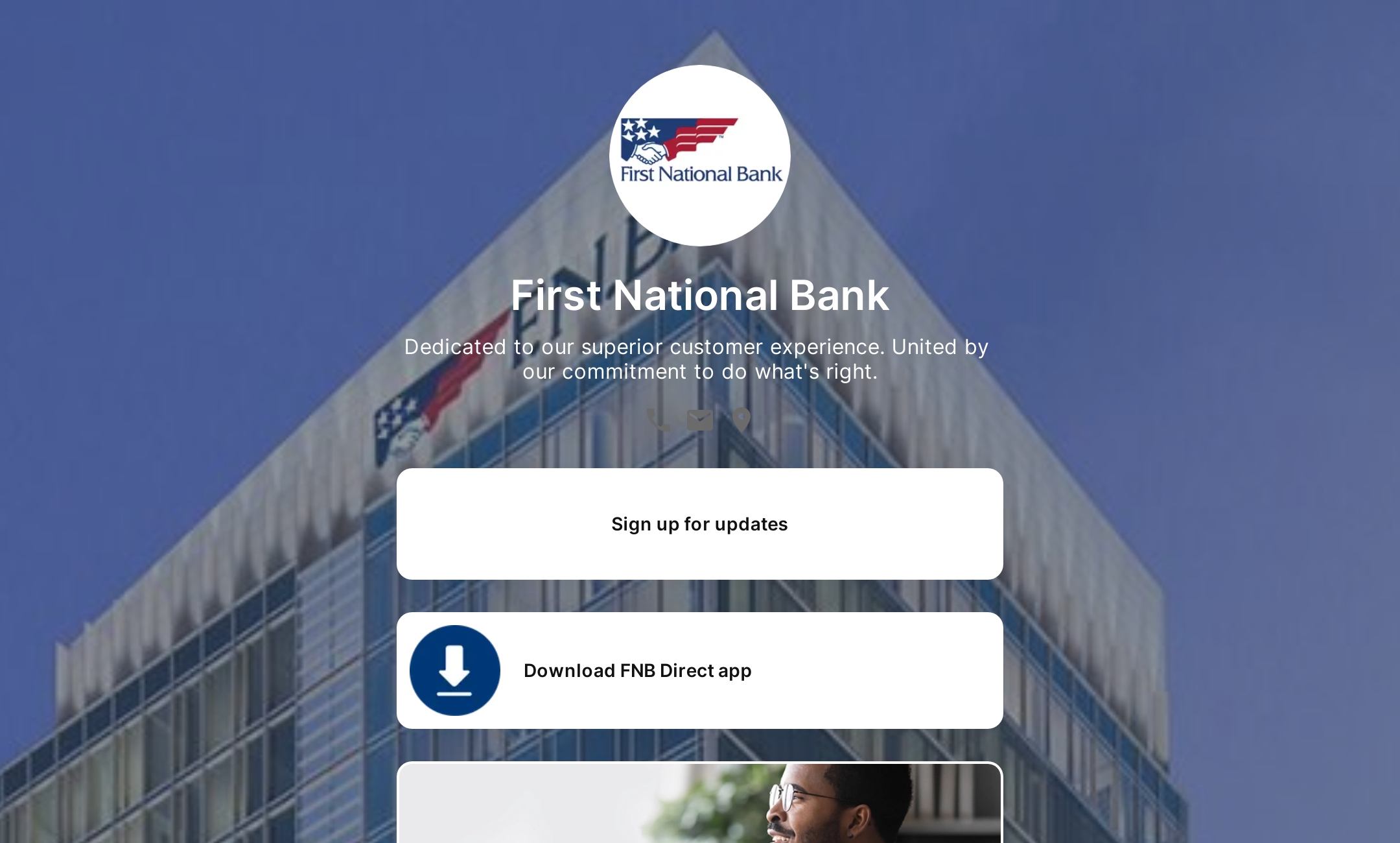First National Bank's Flowpage