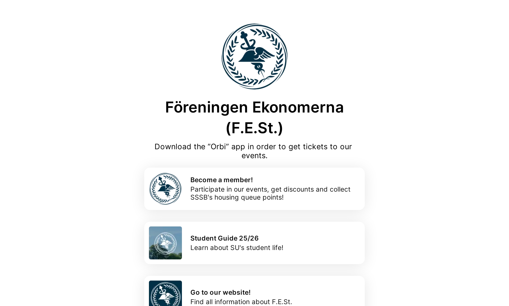 Föreningen Ekonomerna (F.E.St.)'s Flowpage
