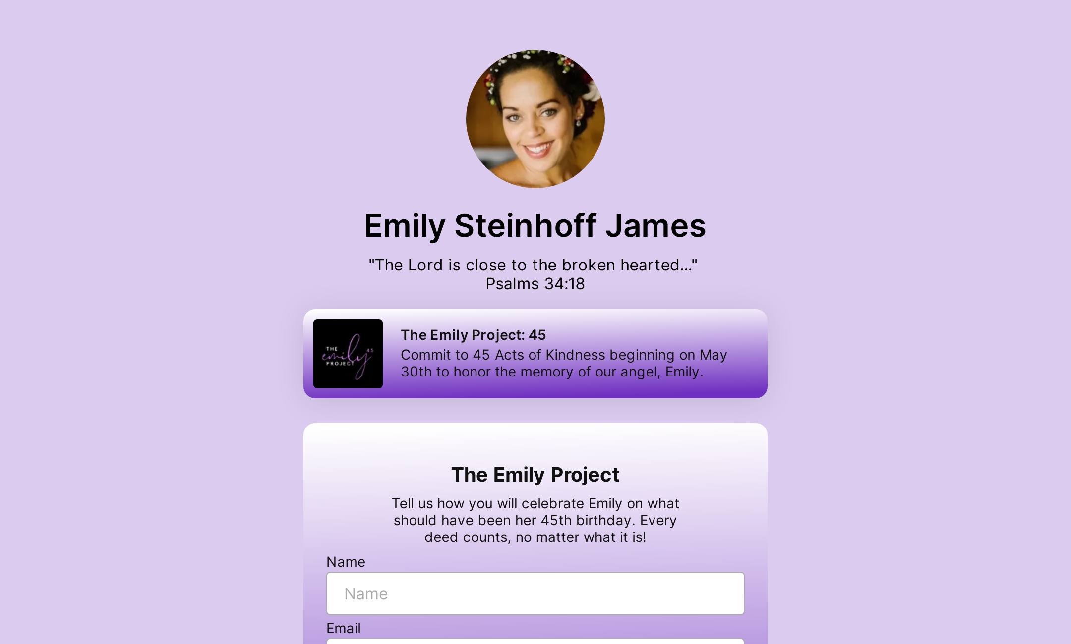 Emily Steinhoff James' Flowpage