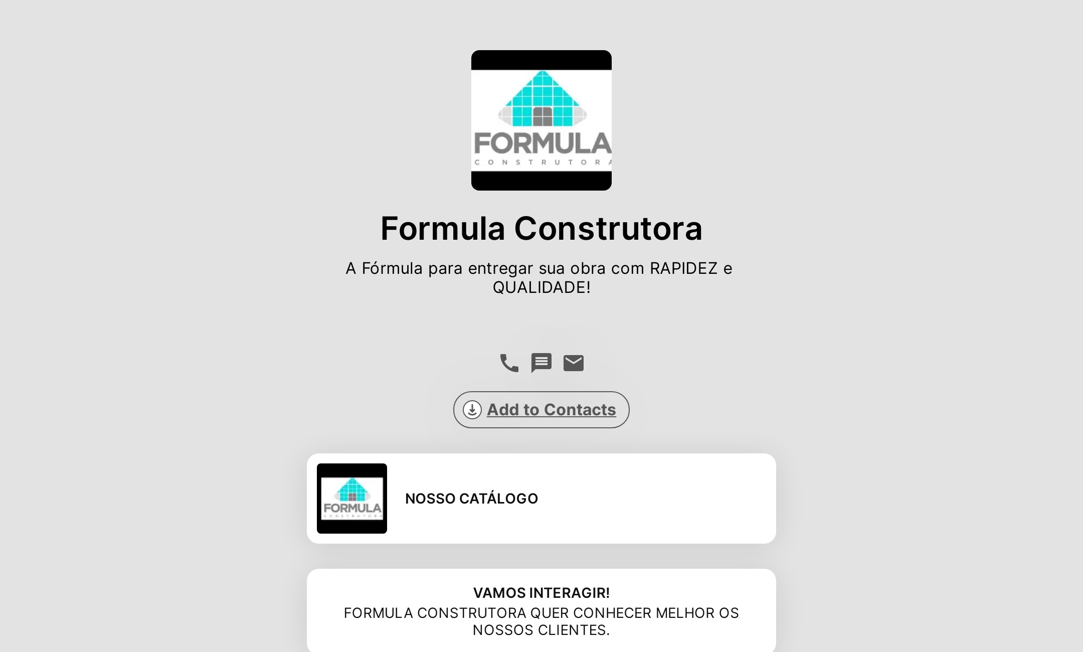 Formula Construtora's Flowpage