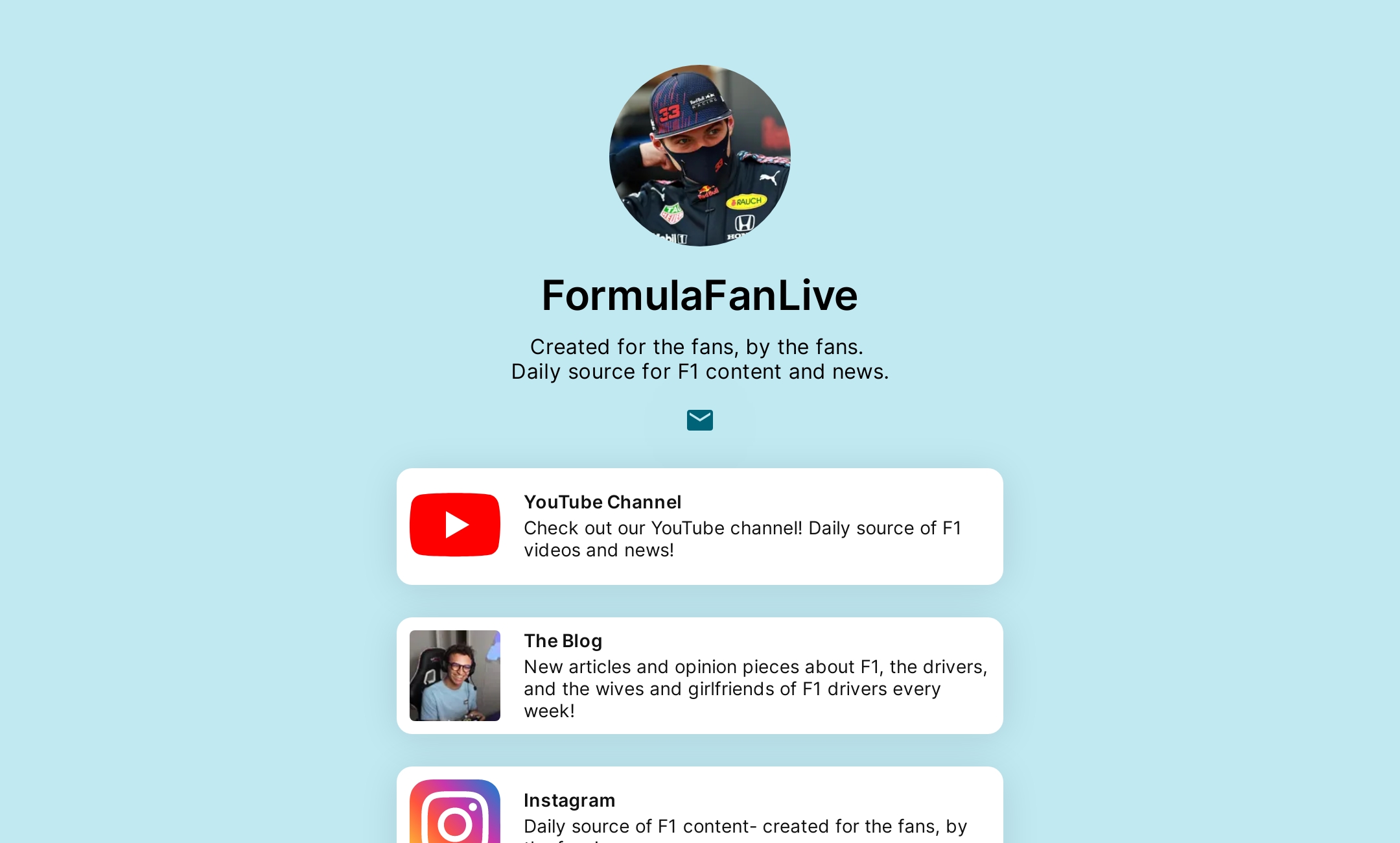 FormulaFanLive's Flowpage