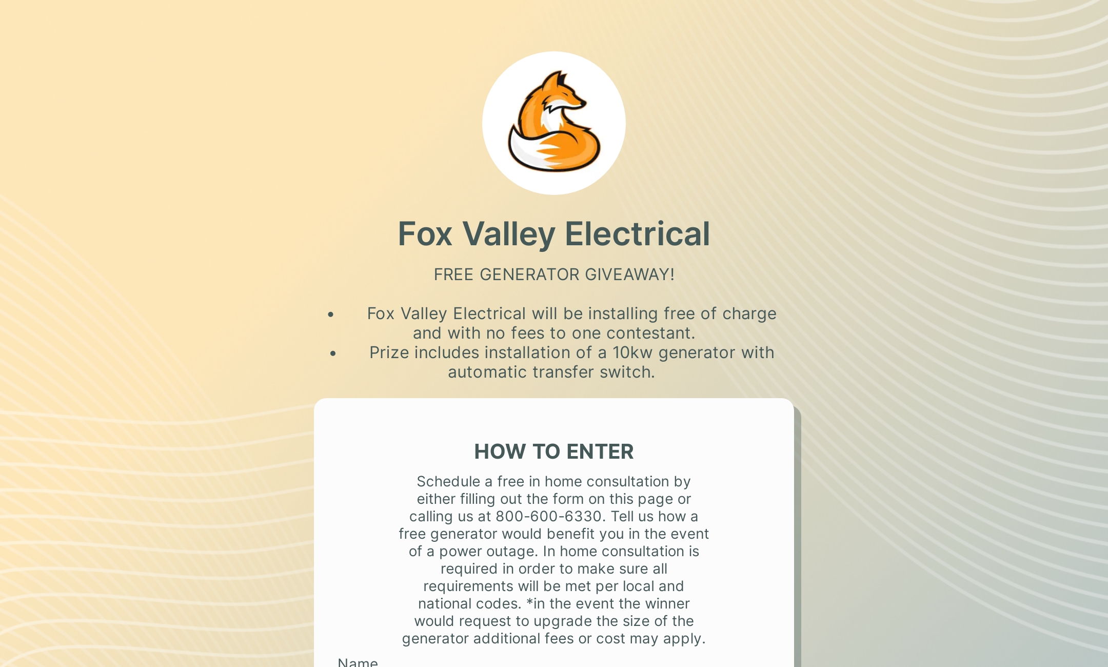Fox Valley Electrical's Flowpage