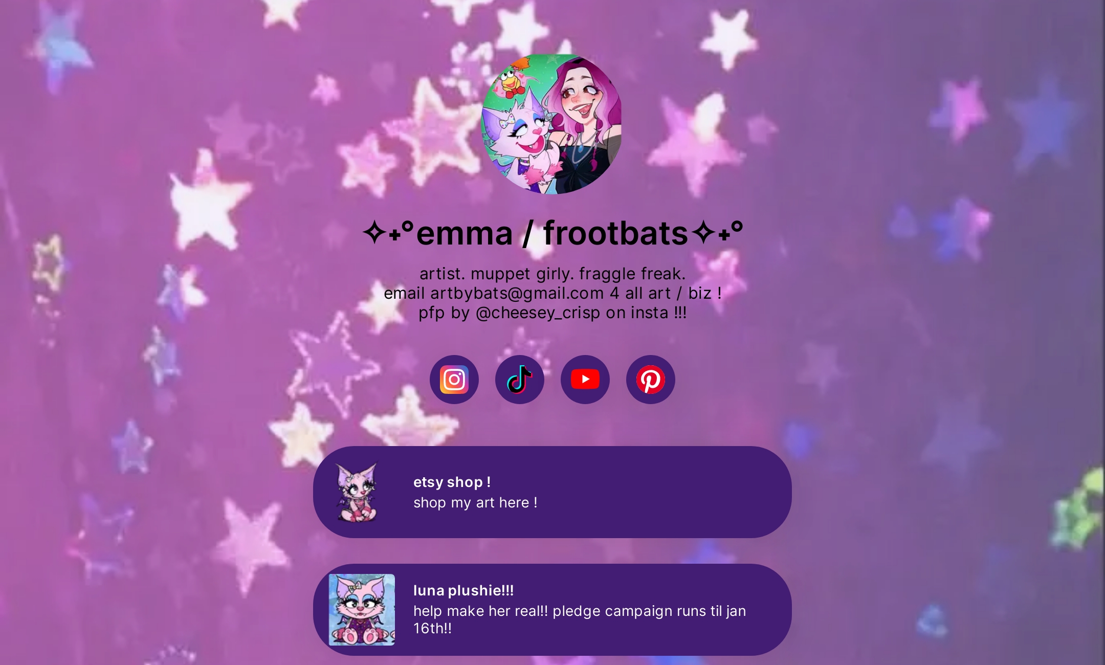 emma / frootbats ˖°'s Flowpage