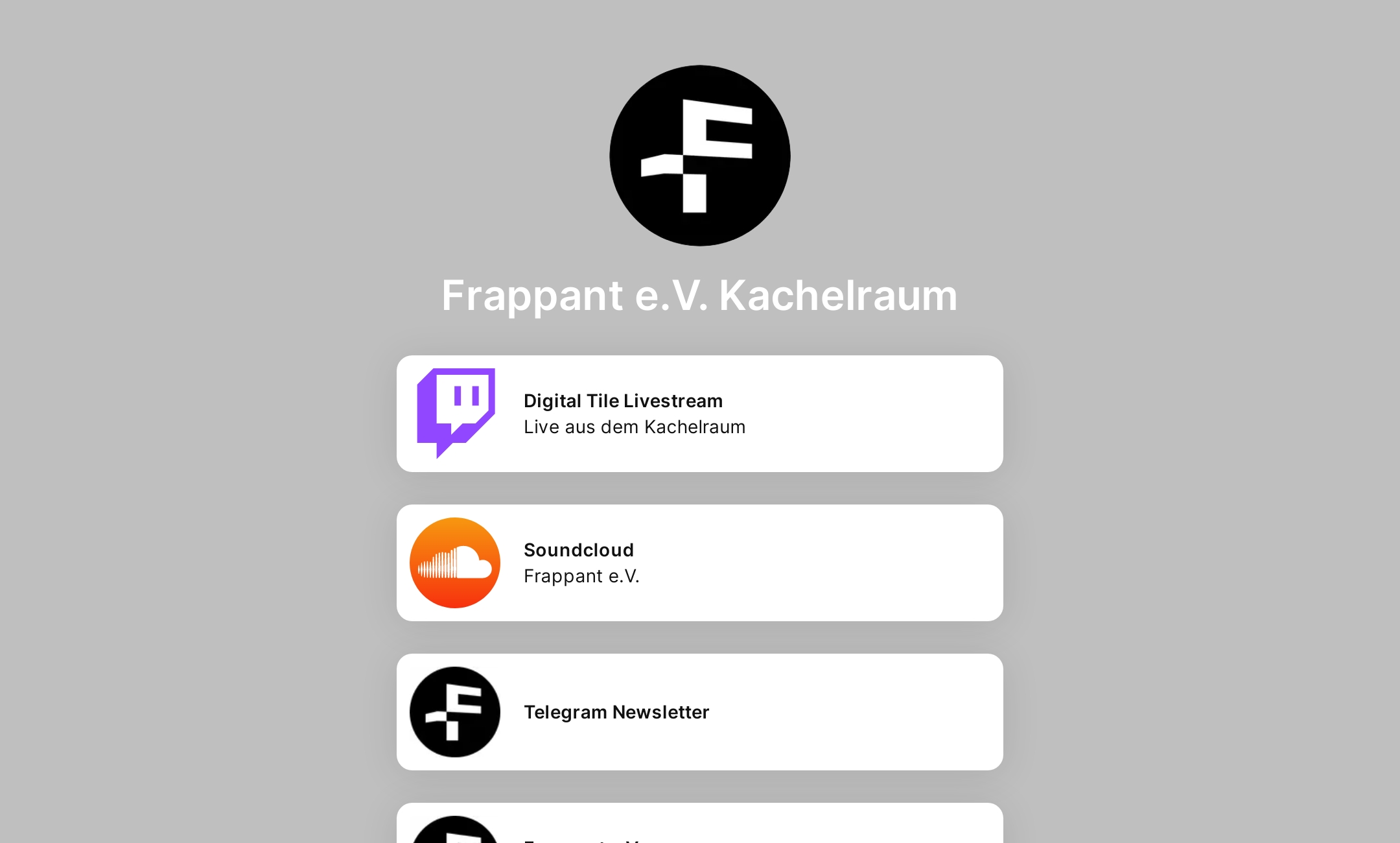 Frappant e.V. Kachelraum's Flowpage
