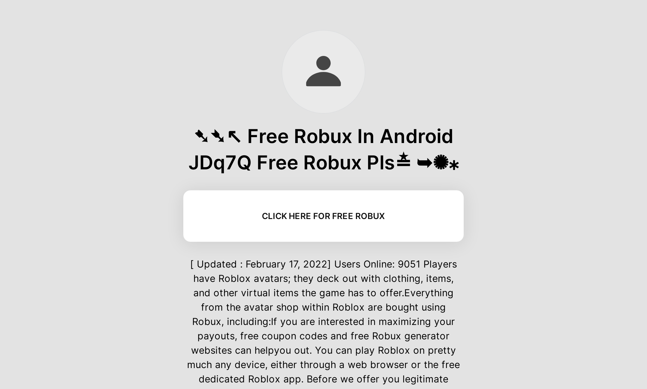 ↖ Free Robux In Android JDq7Q Free Robux Pls≛ ⁎'s Flowpage