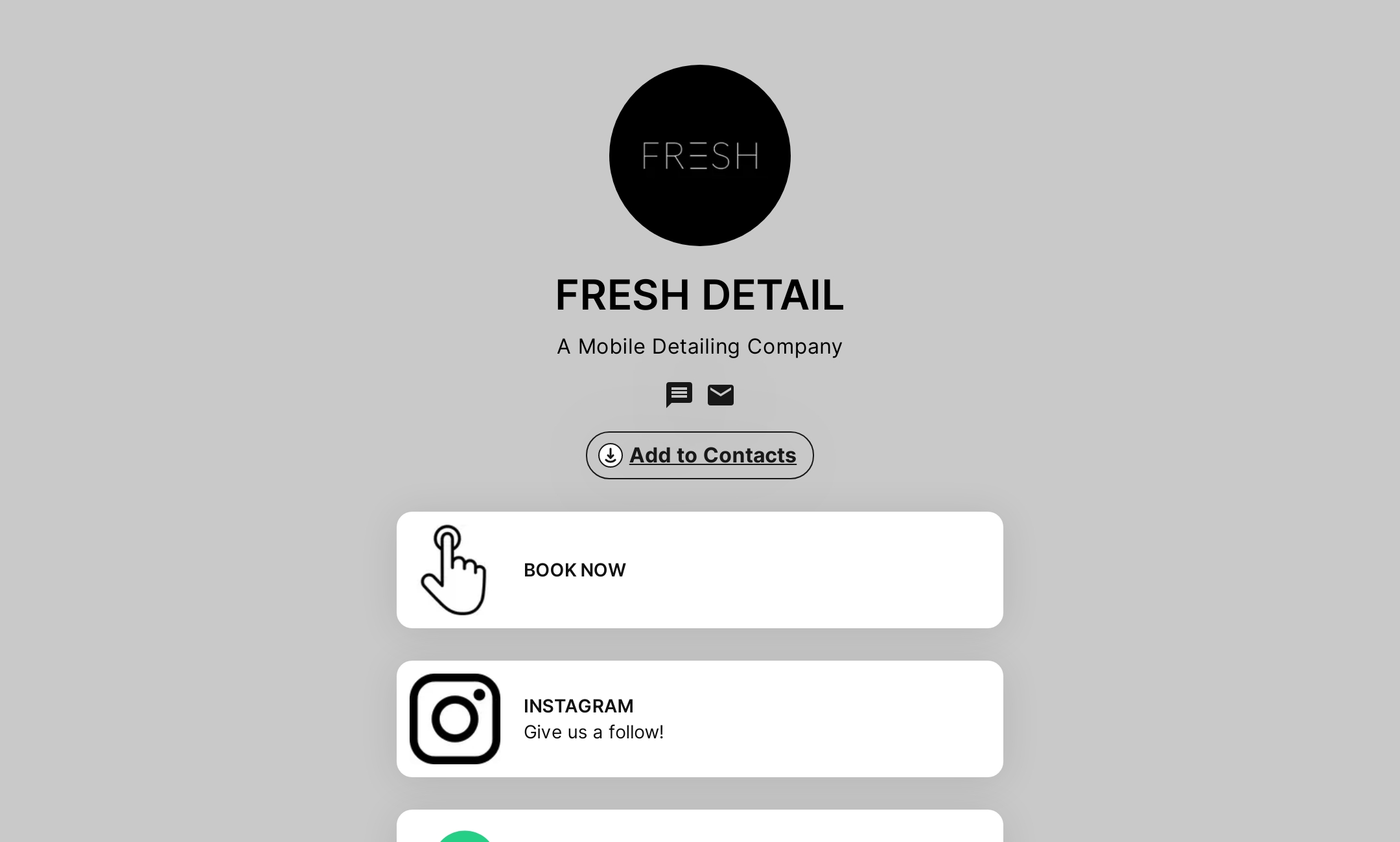 FRESH DETAIL's Flowpage