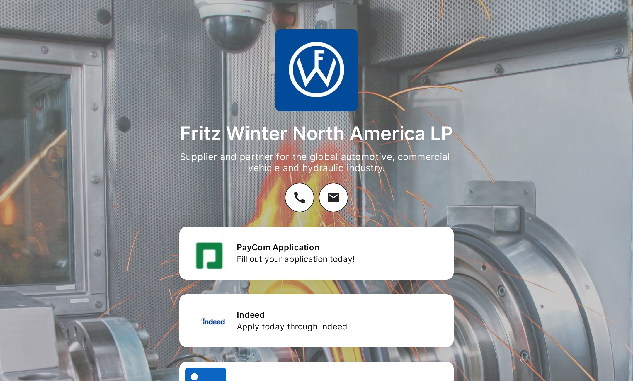 Fritz Winter North America LP's Flowpage