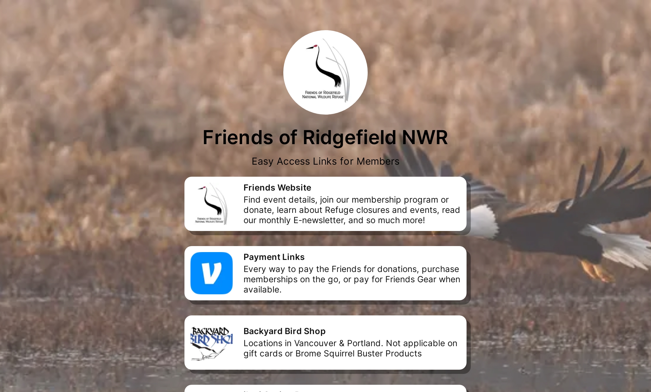 Friends of Ridgefield NWR's Flowpage