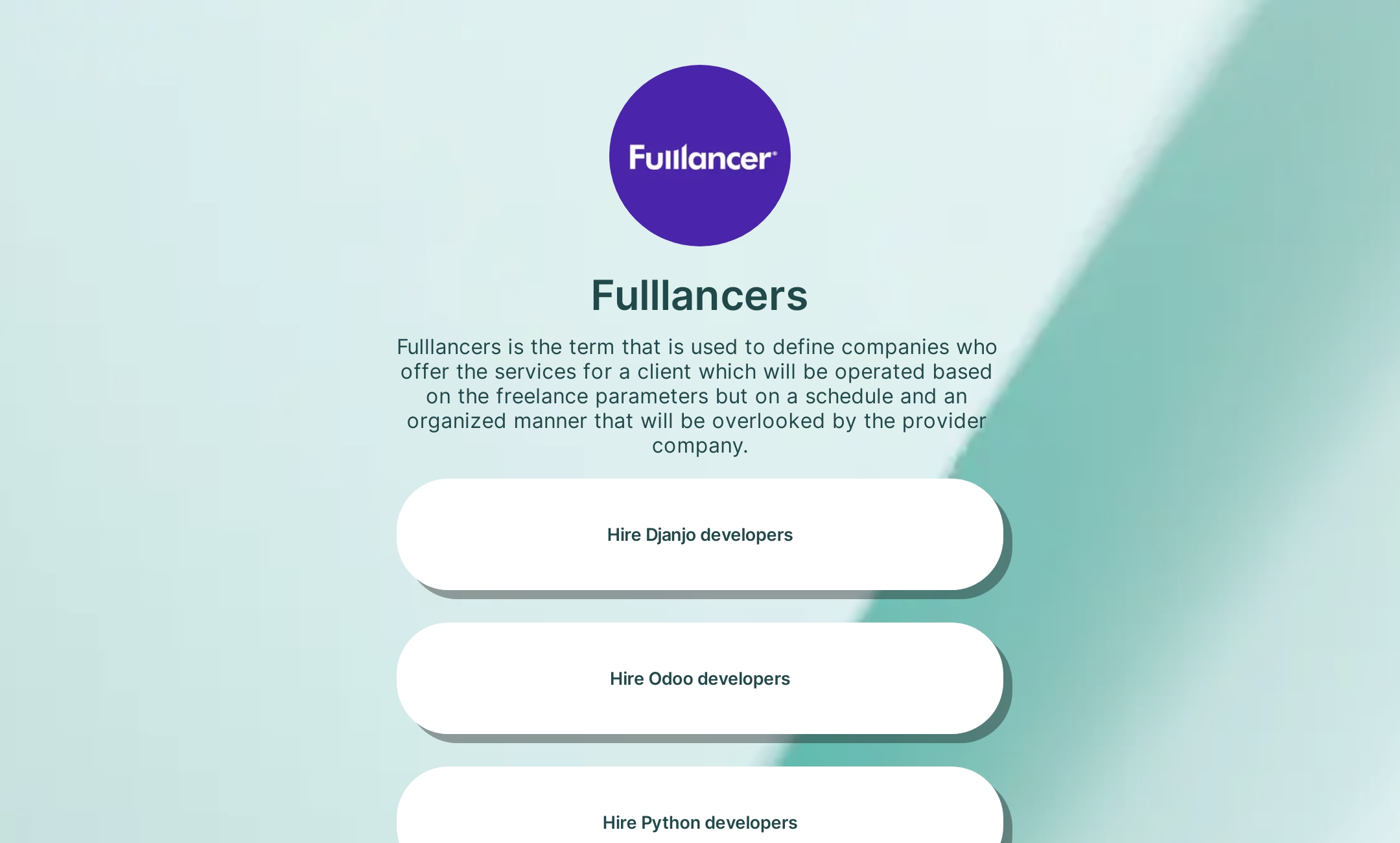 Fulllancers' Flowpage