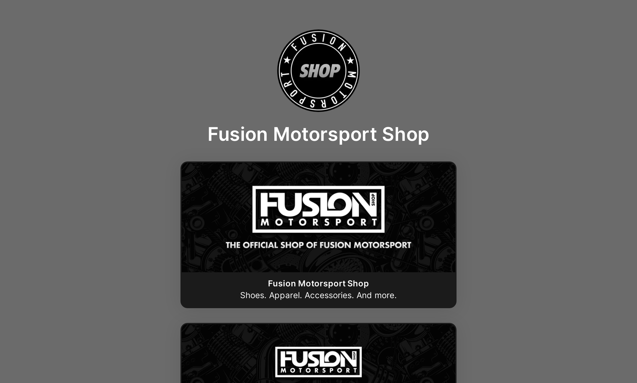 Fusion Motorsport Shop's Flowpage