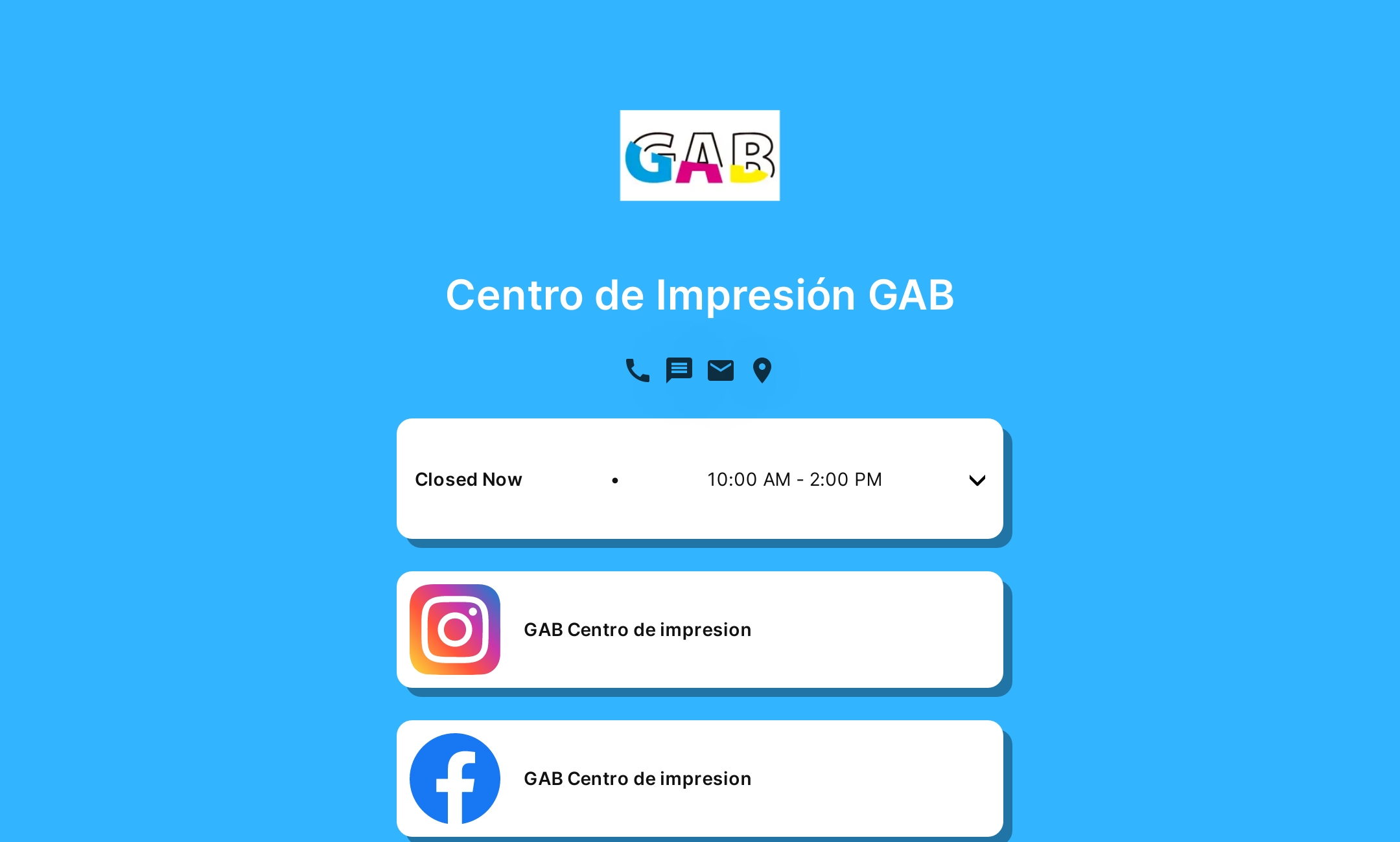 Centro de Impresión GAB's Flowpage