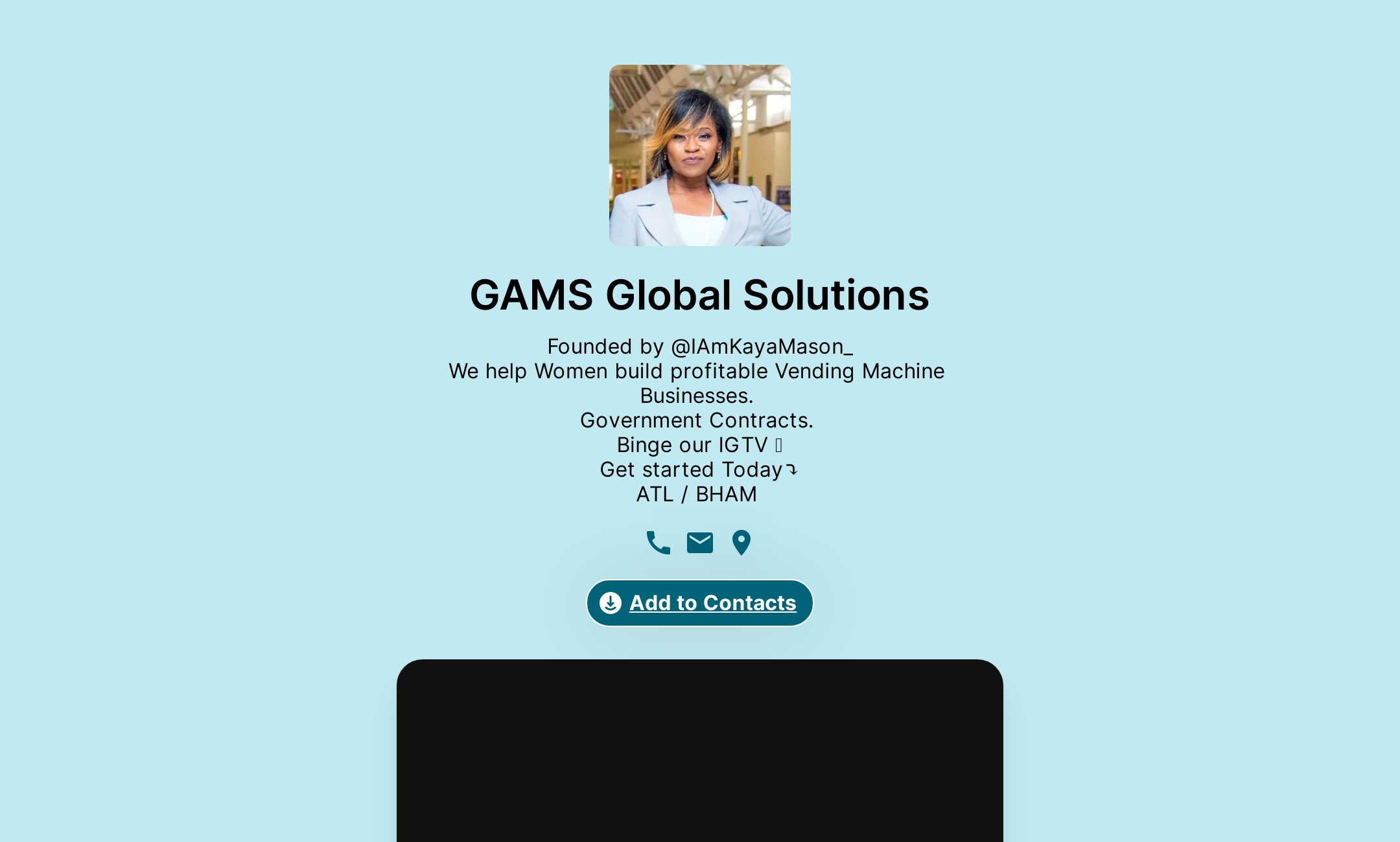 GAMS Global Solutions 's Flowpage