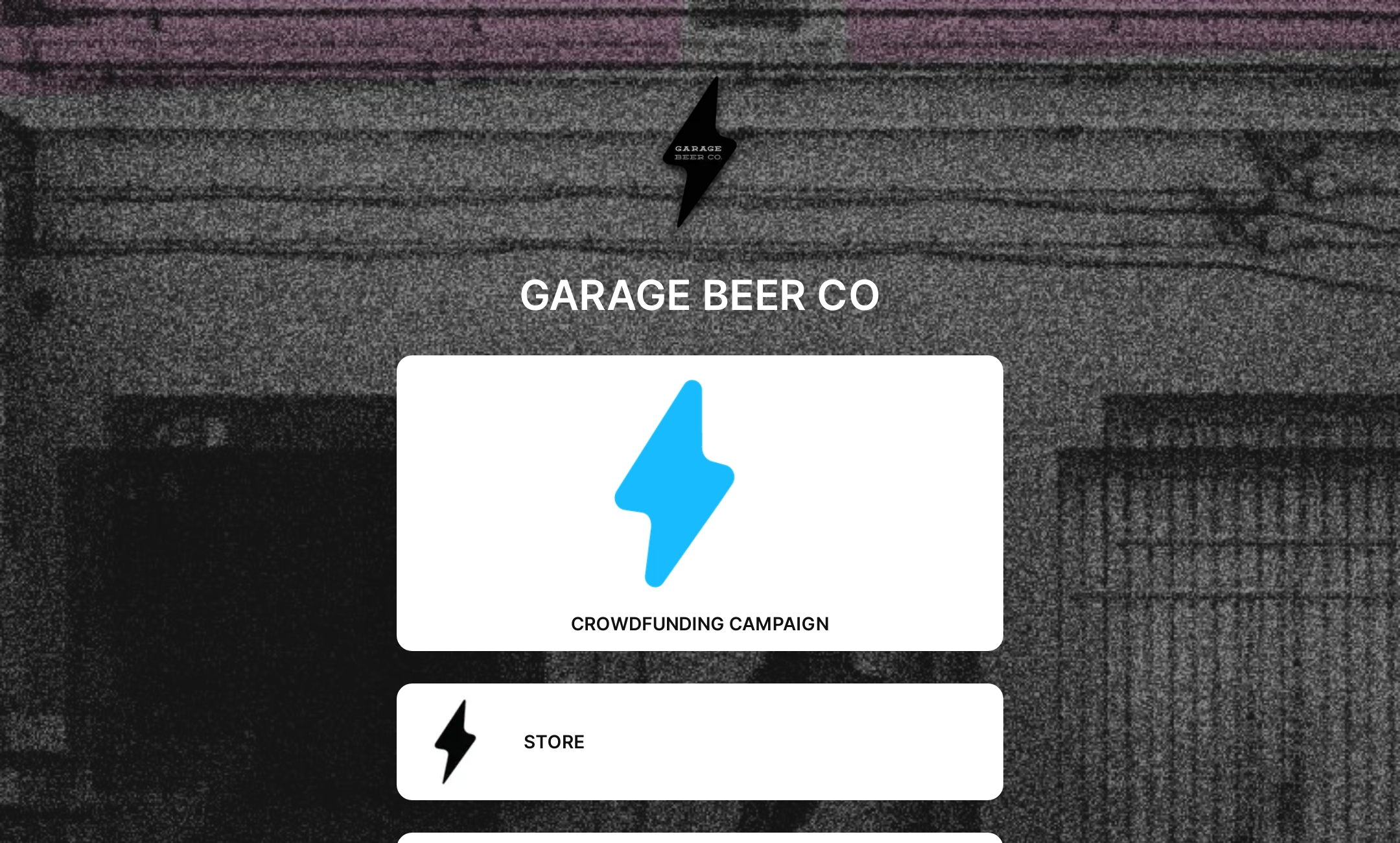 GARAGE BEER CO's Flowpage