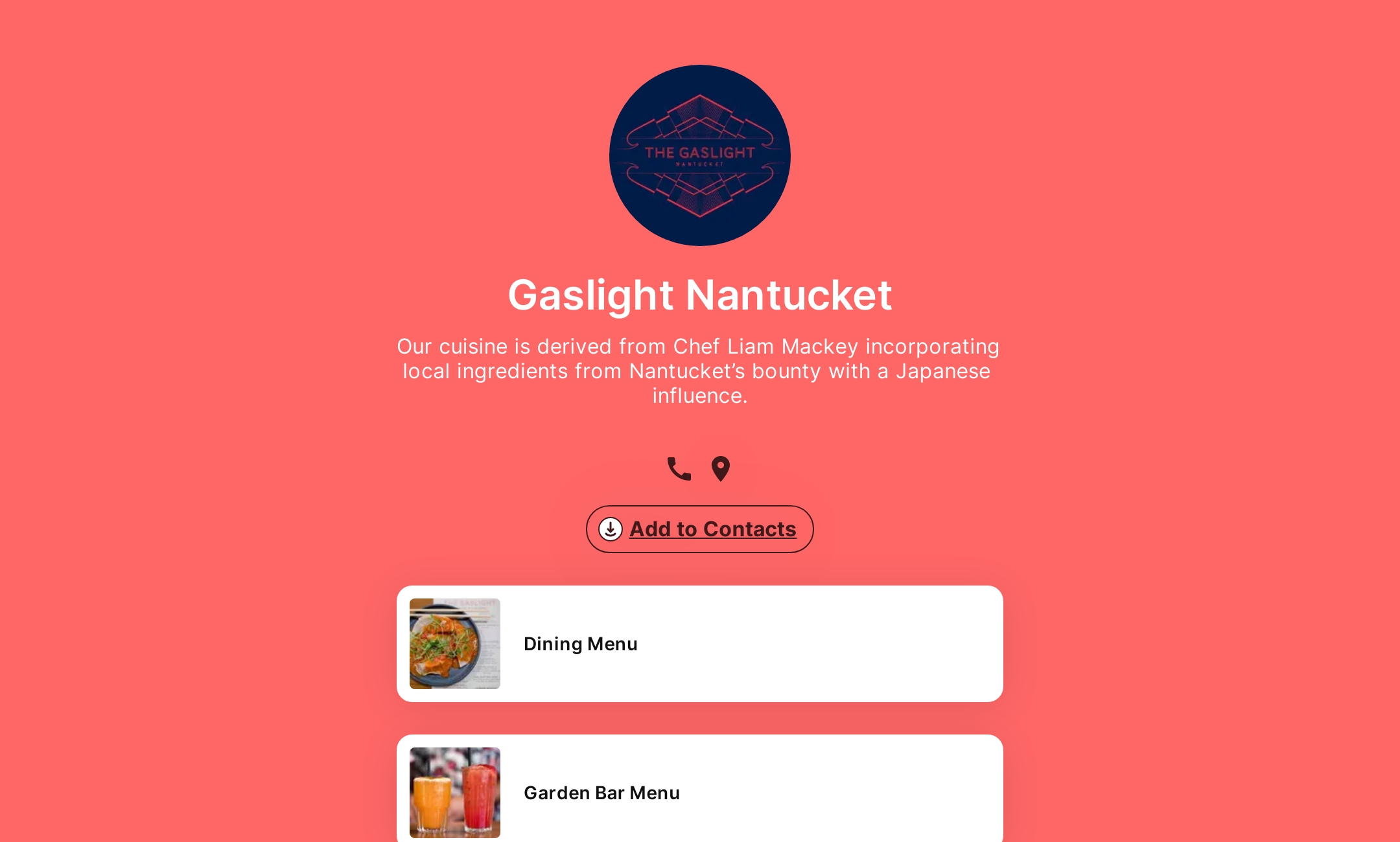 Gaslight Nantucket 's Flowpage