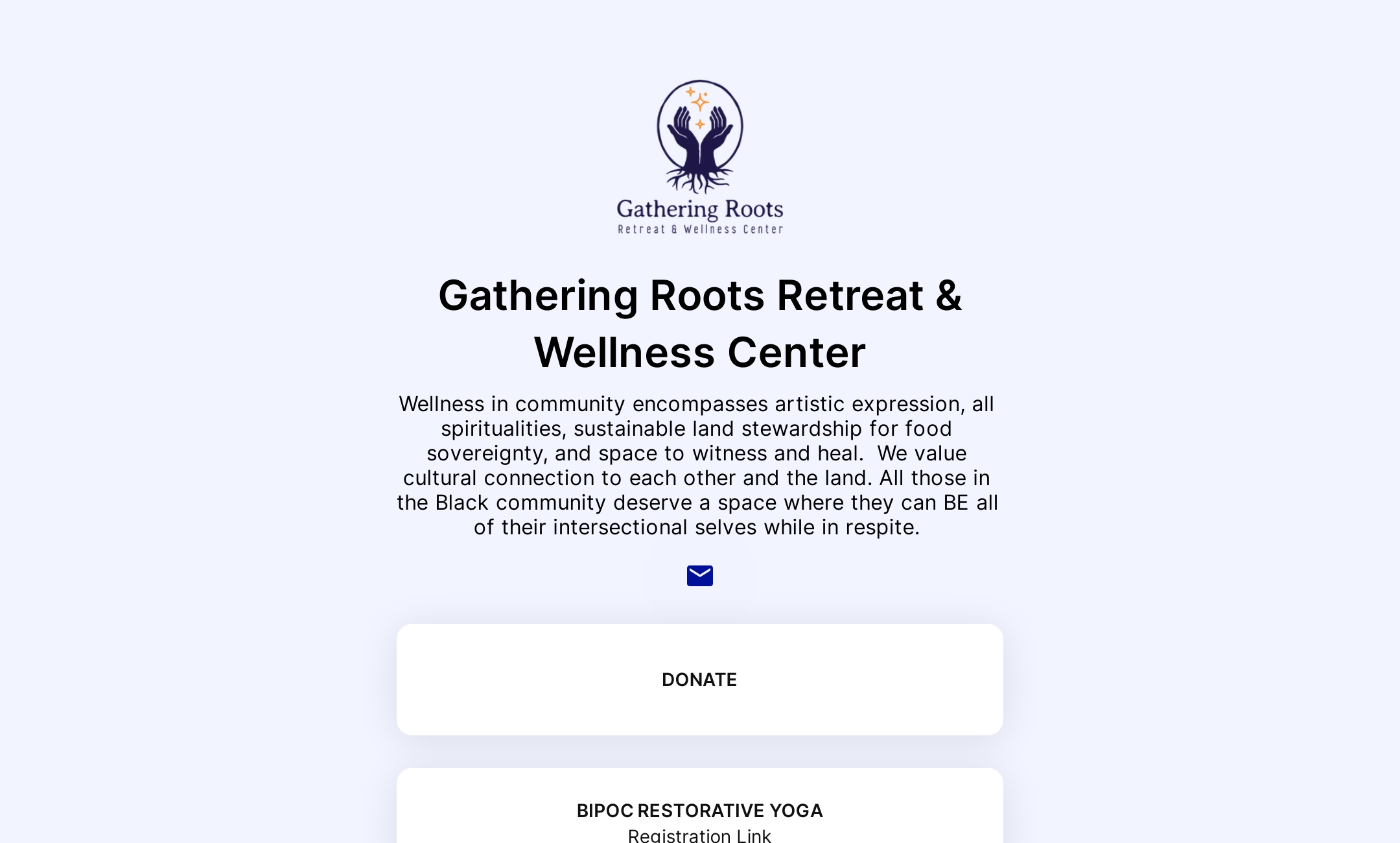 Gathering Roots Retreat & Wellness Center's Flowpage