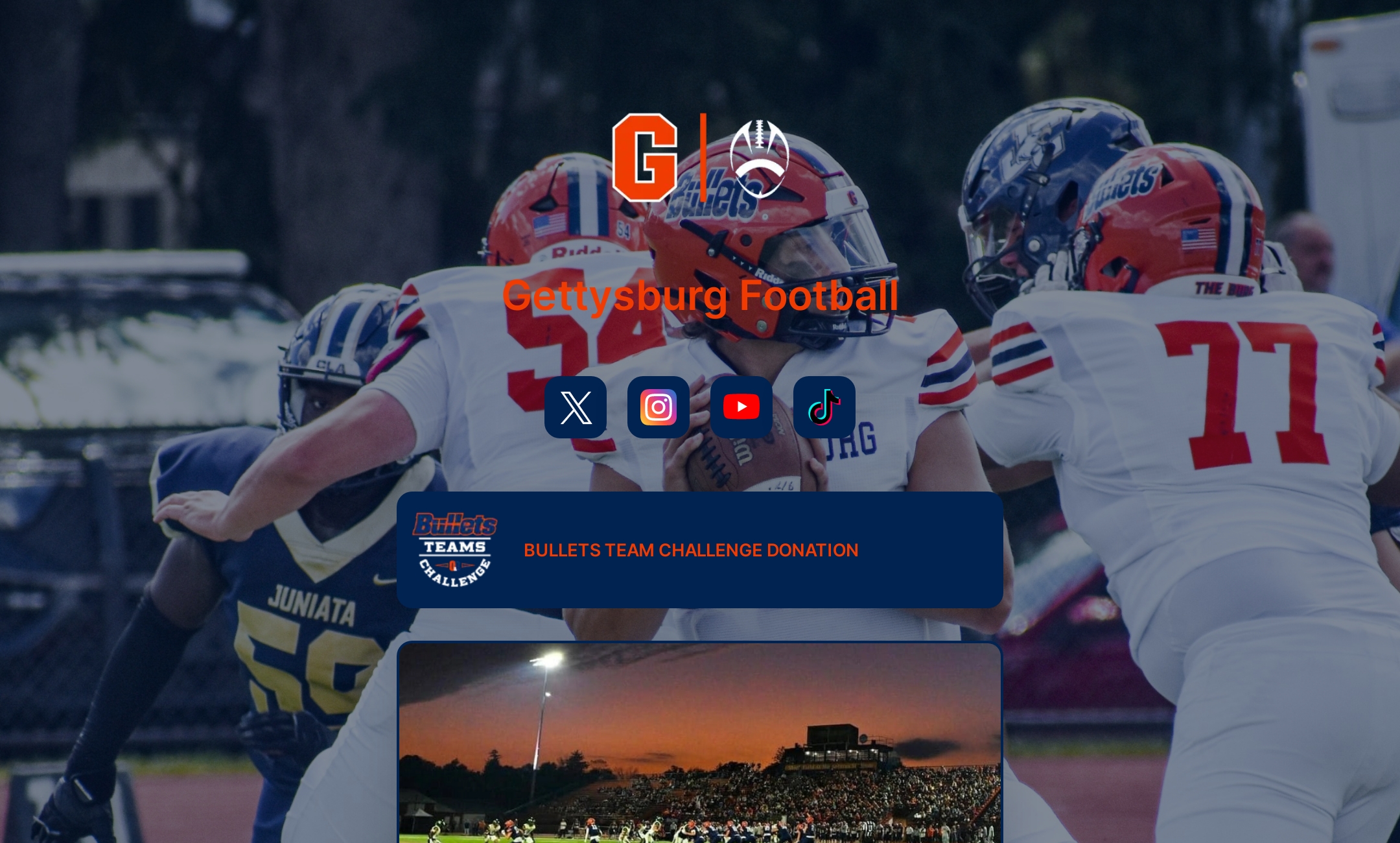 Gettysburg Football's Flowpage