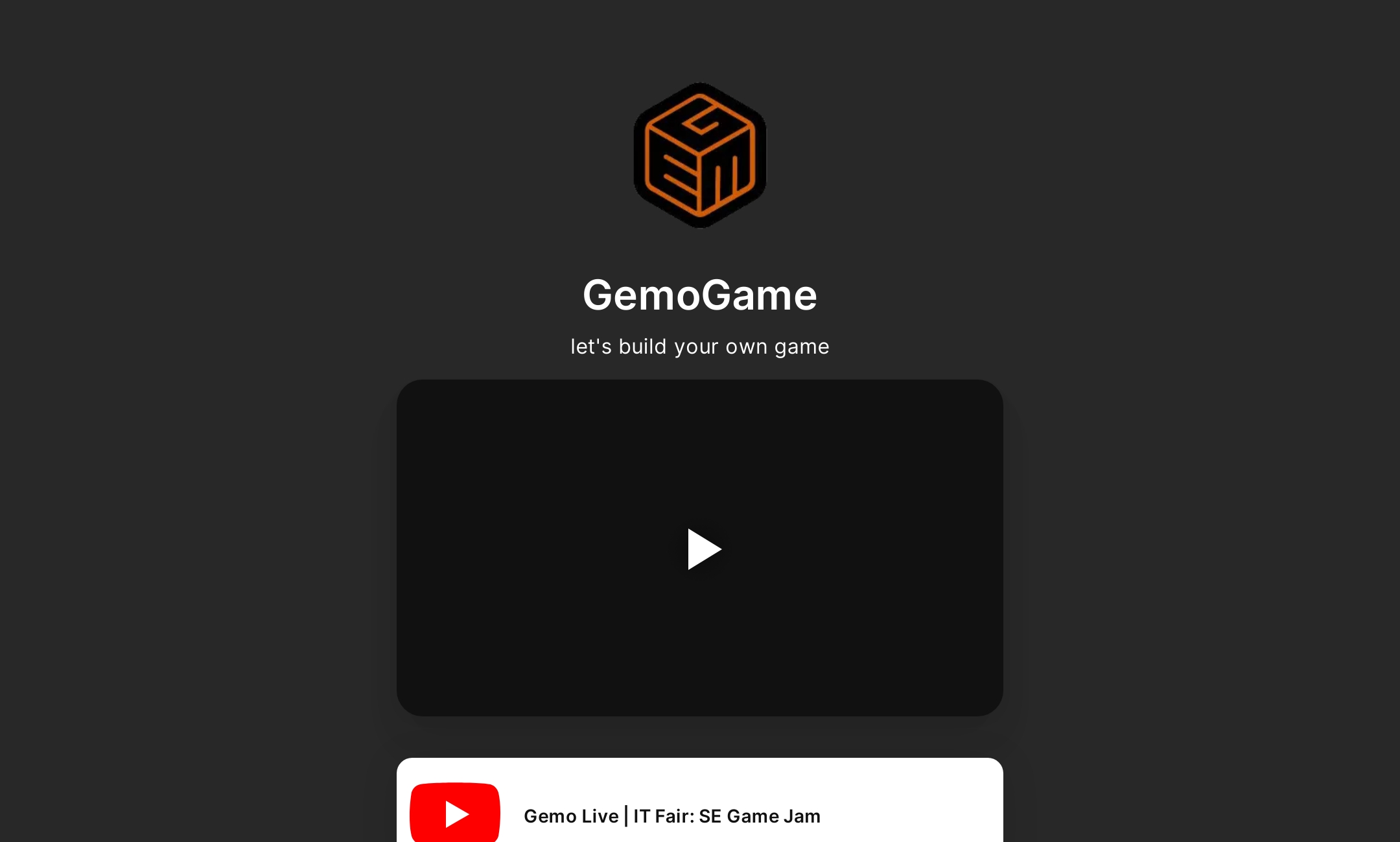 GemoGame's Flowpage