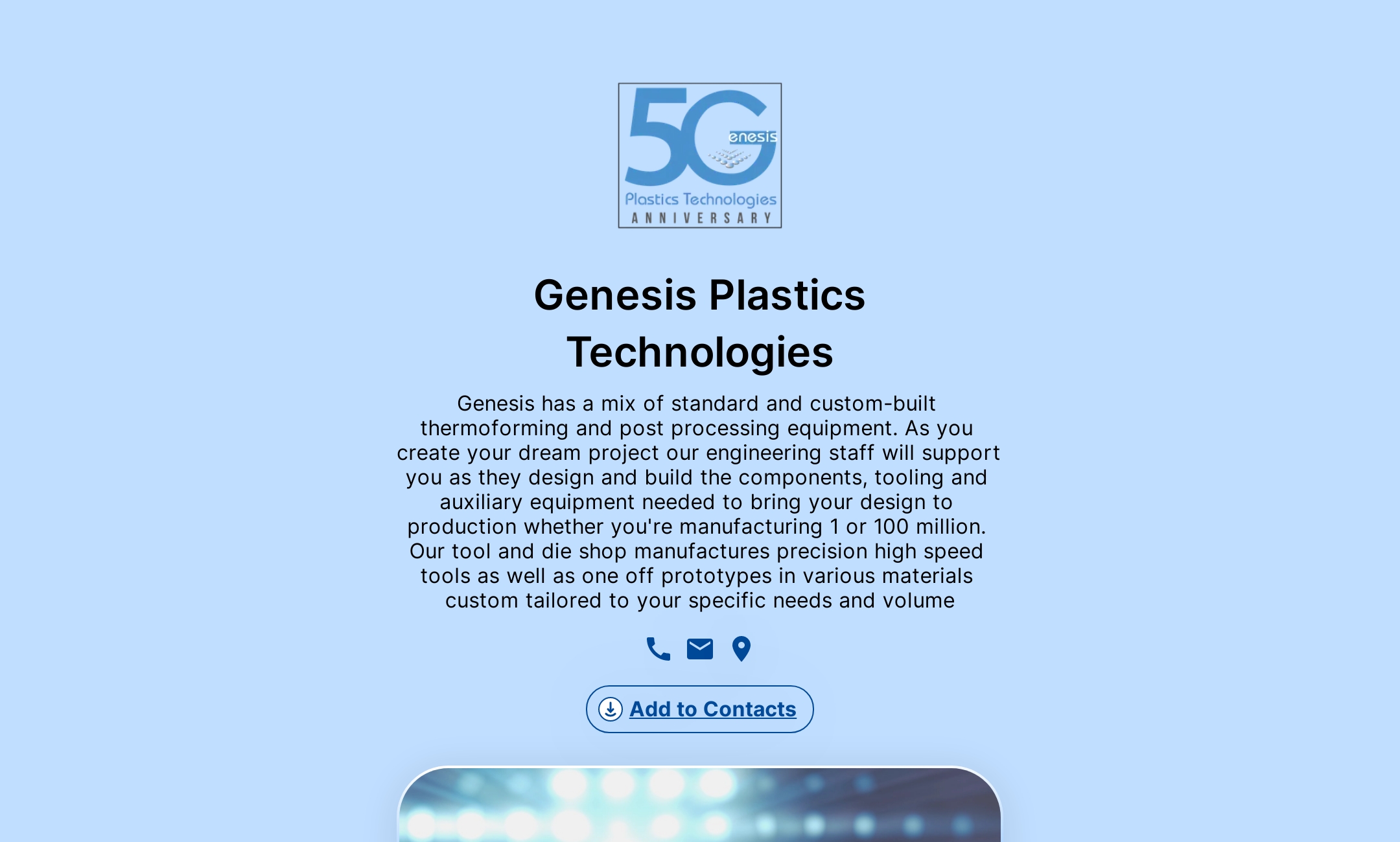 Genesis Plastics Technologies' Flowpage