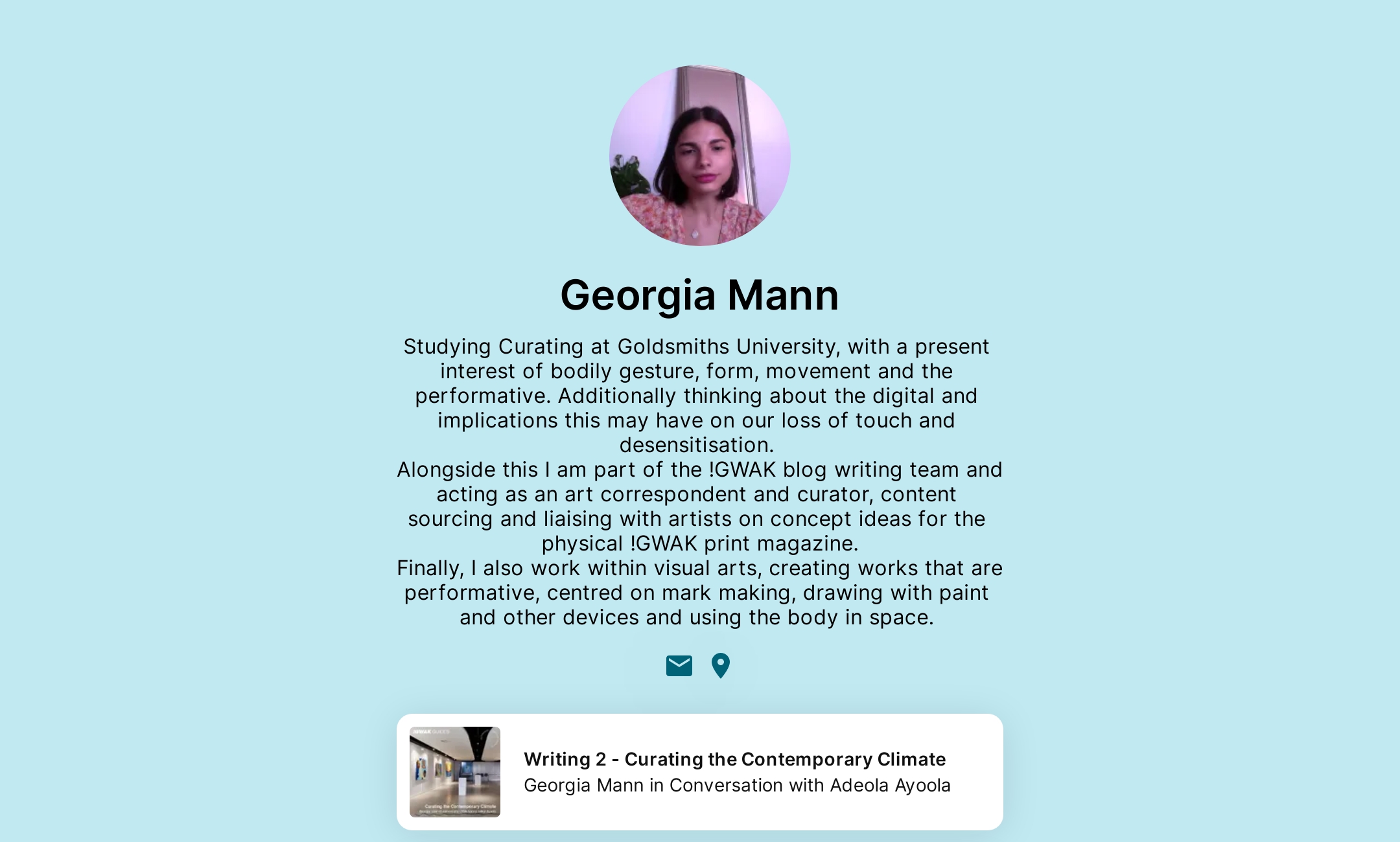 Georgia Mann's Flowpage