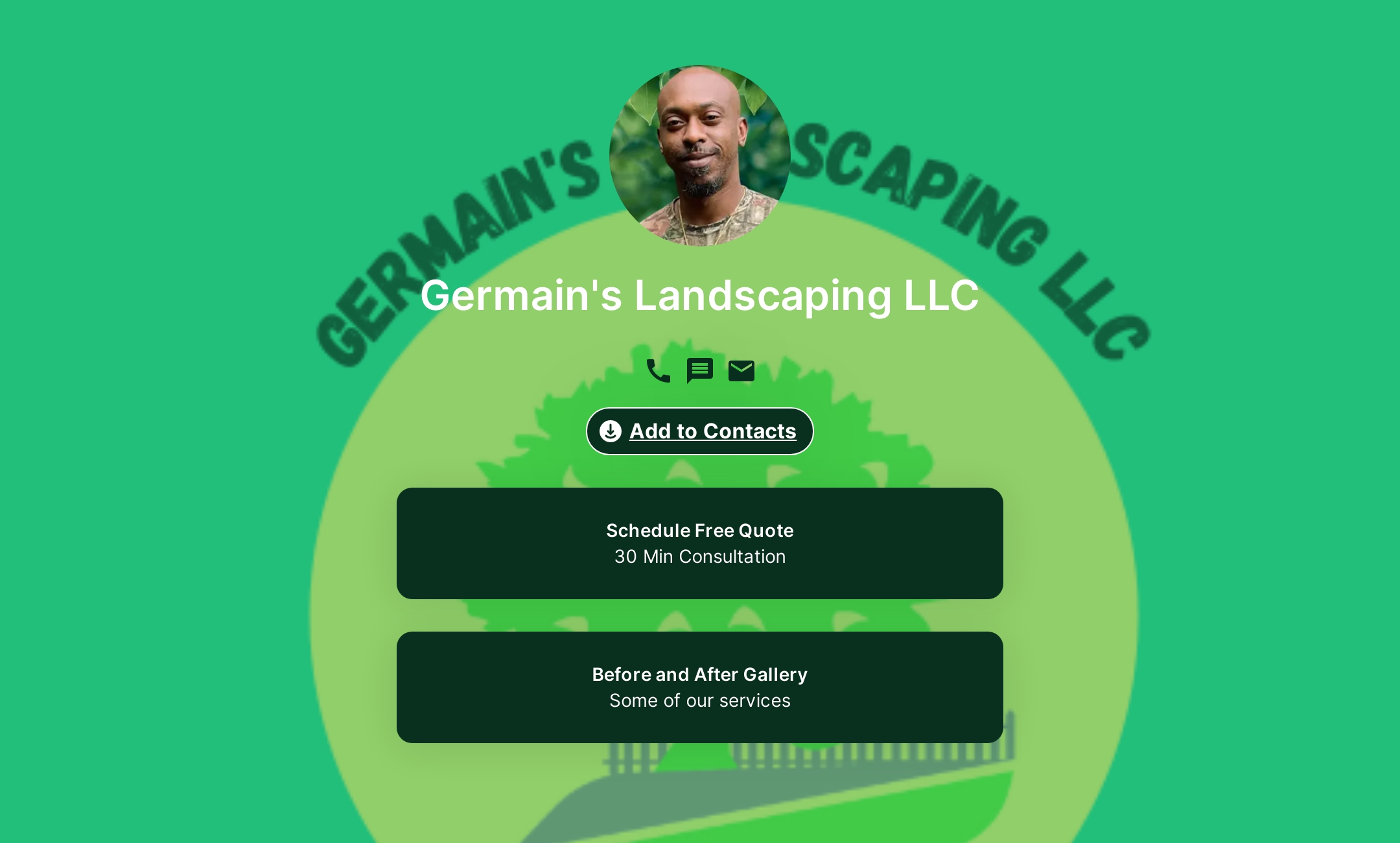 Germain's Landscaping LLC's Flowpage