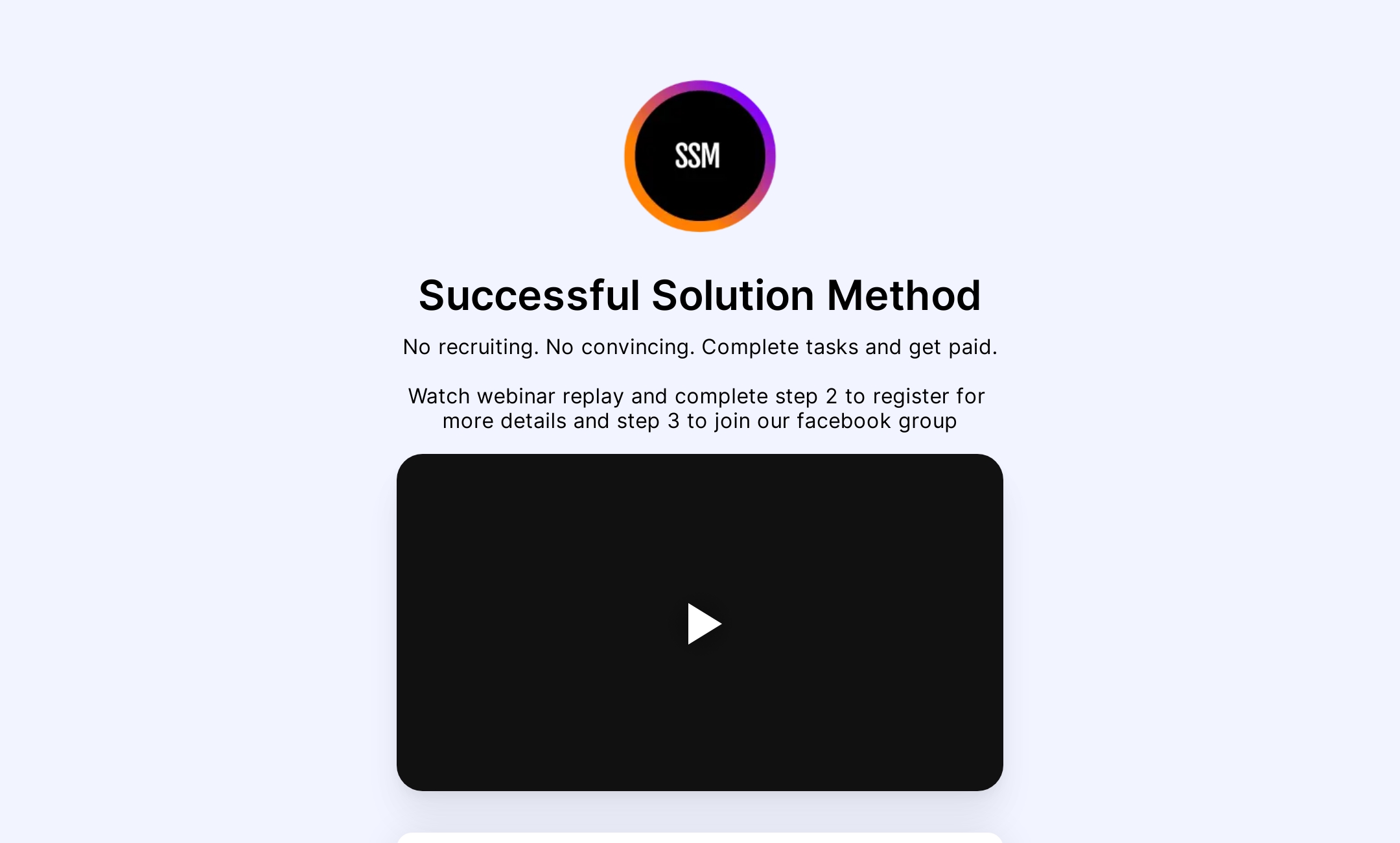 Successful Solution Method's Flowpage