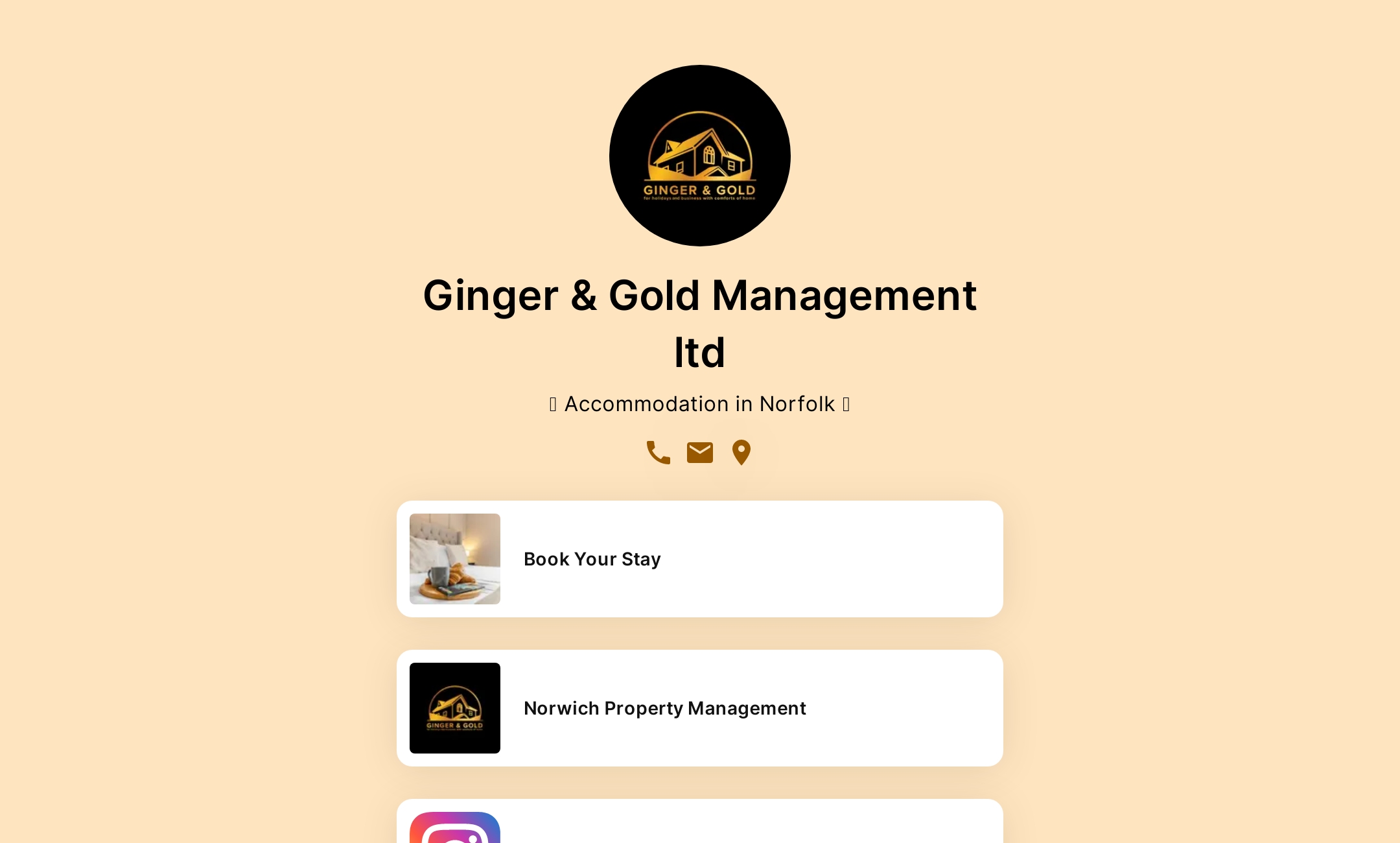 Ginger & Gold Management ltd's Flowpage