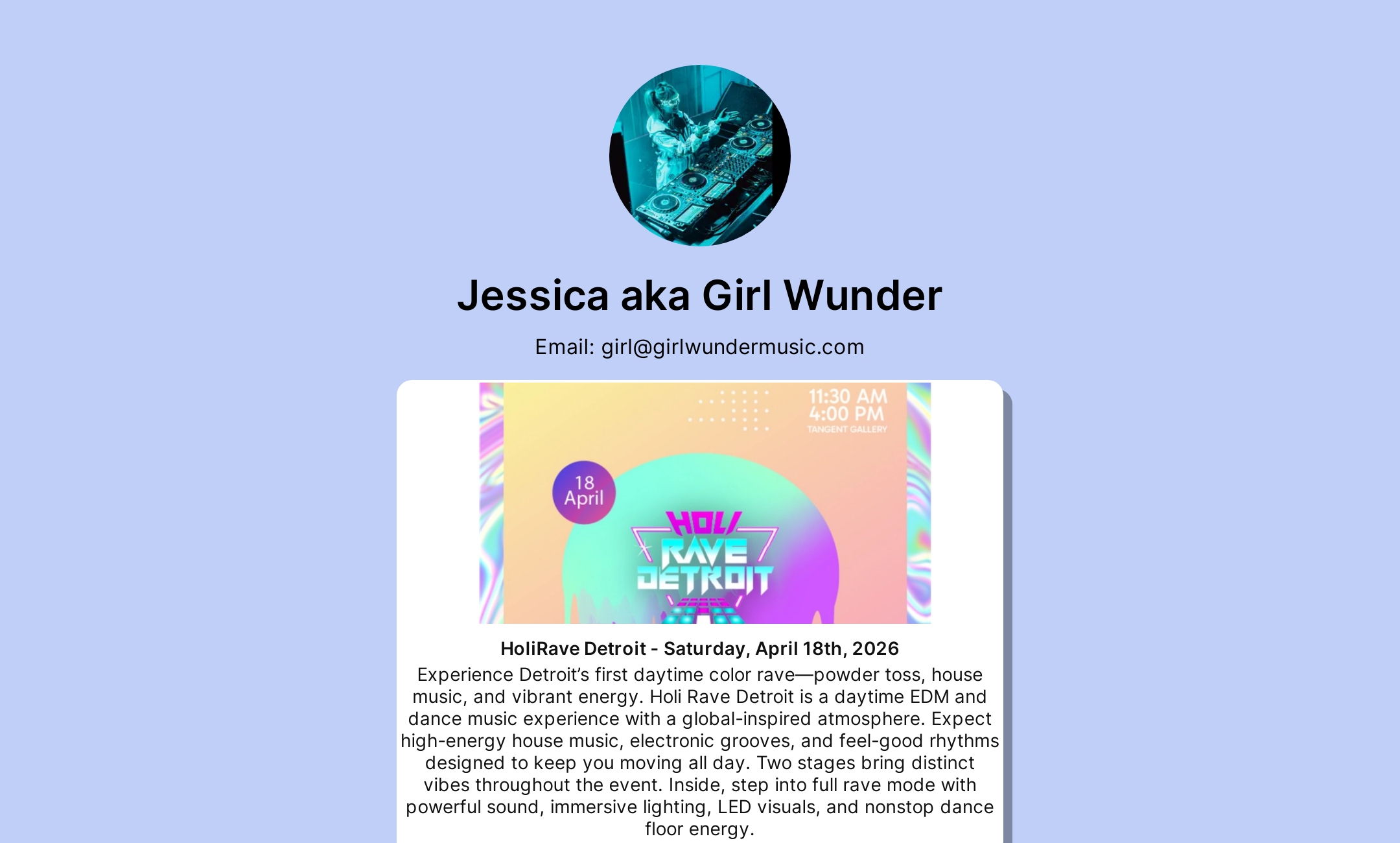 Jessica aka Girl Wunder's Flowpage