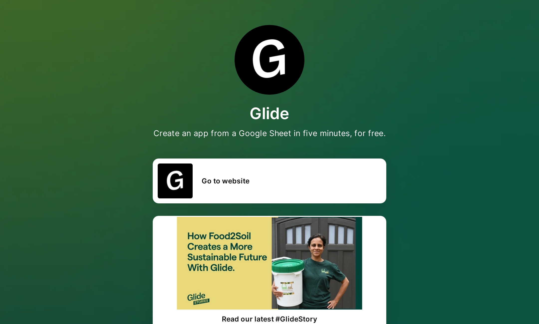 Glide's Flowpage