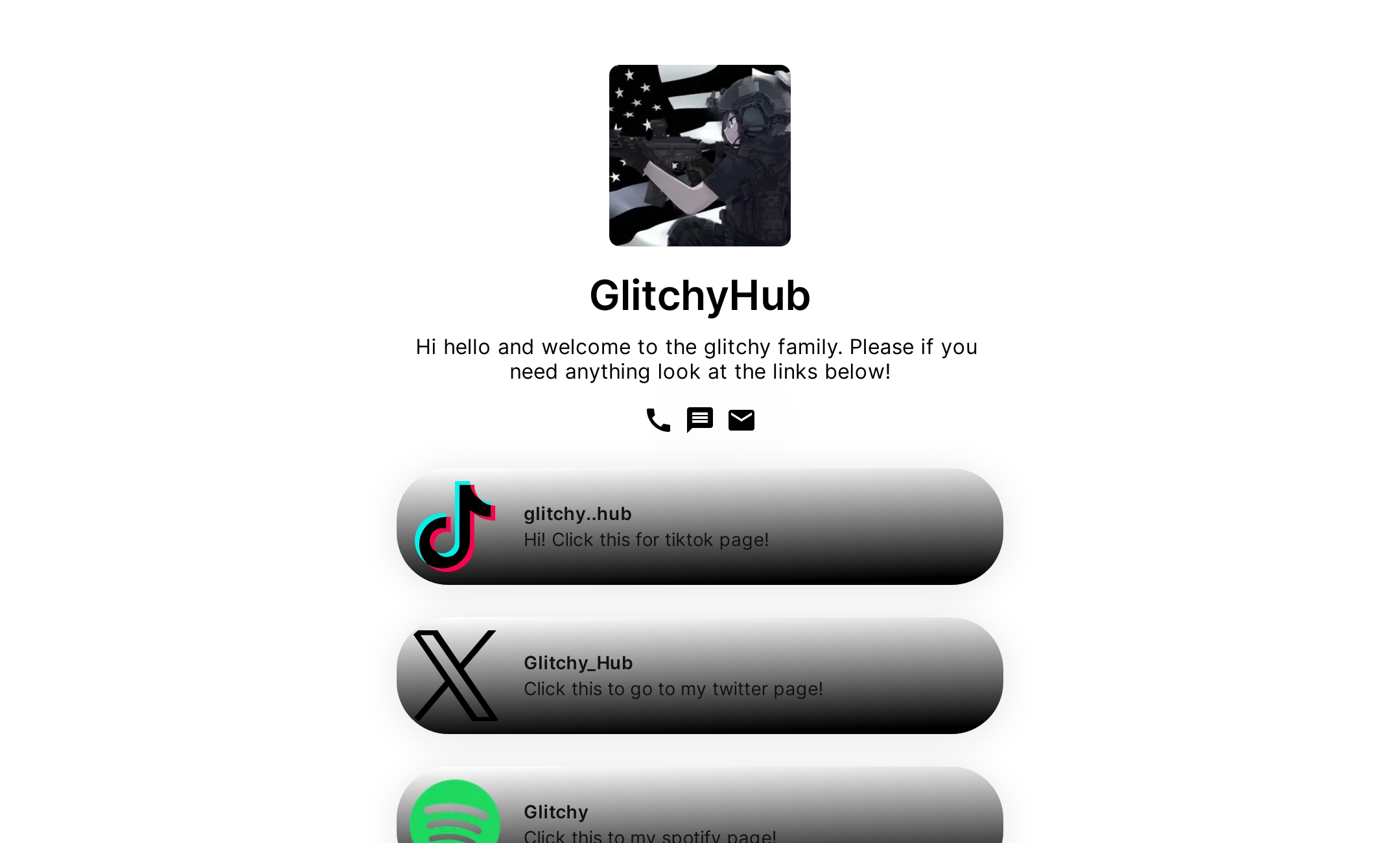 GlitchyHub's Flowpage