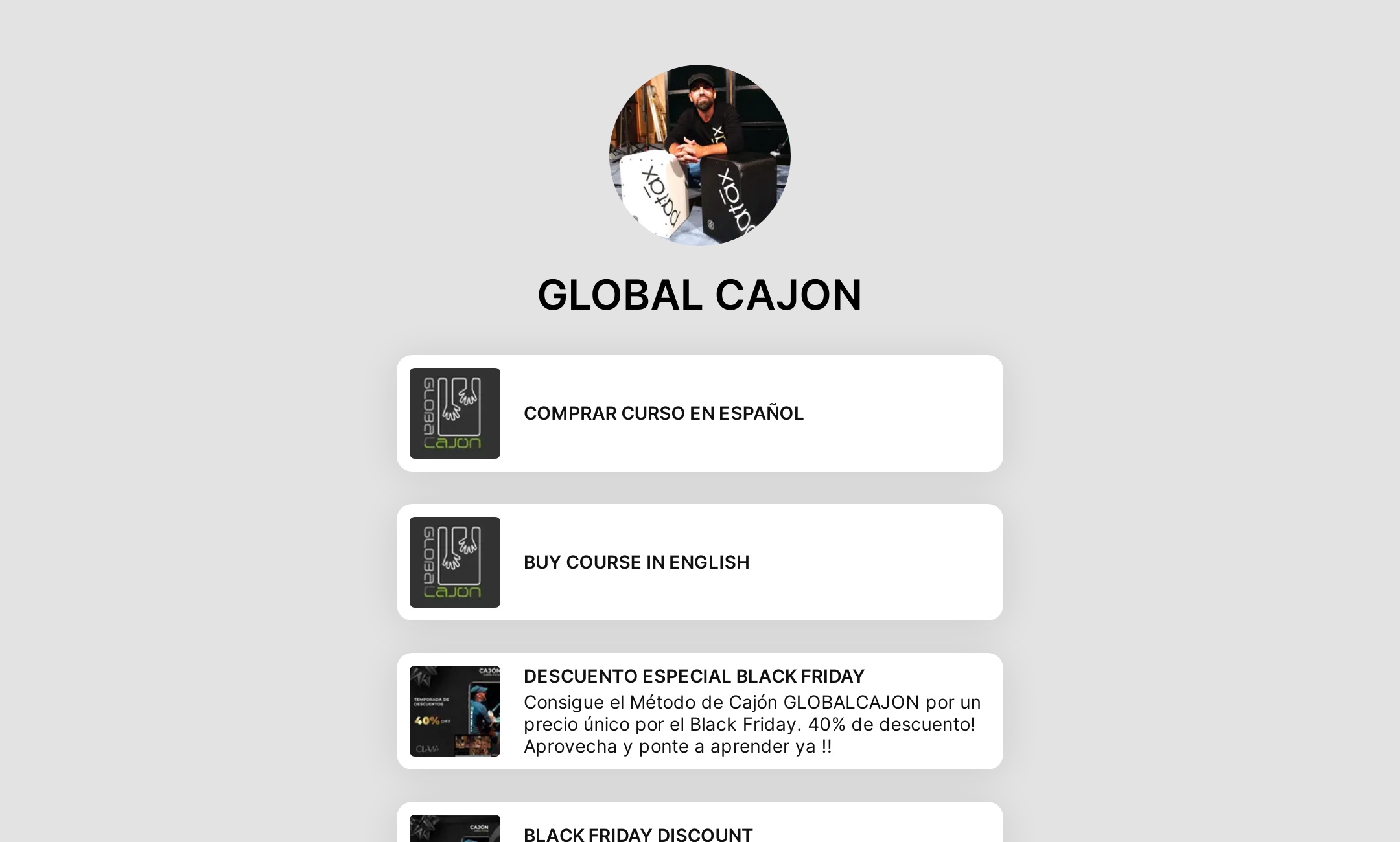 GLOBAL CAJON's Flowpage