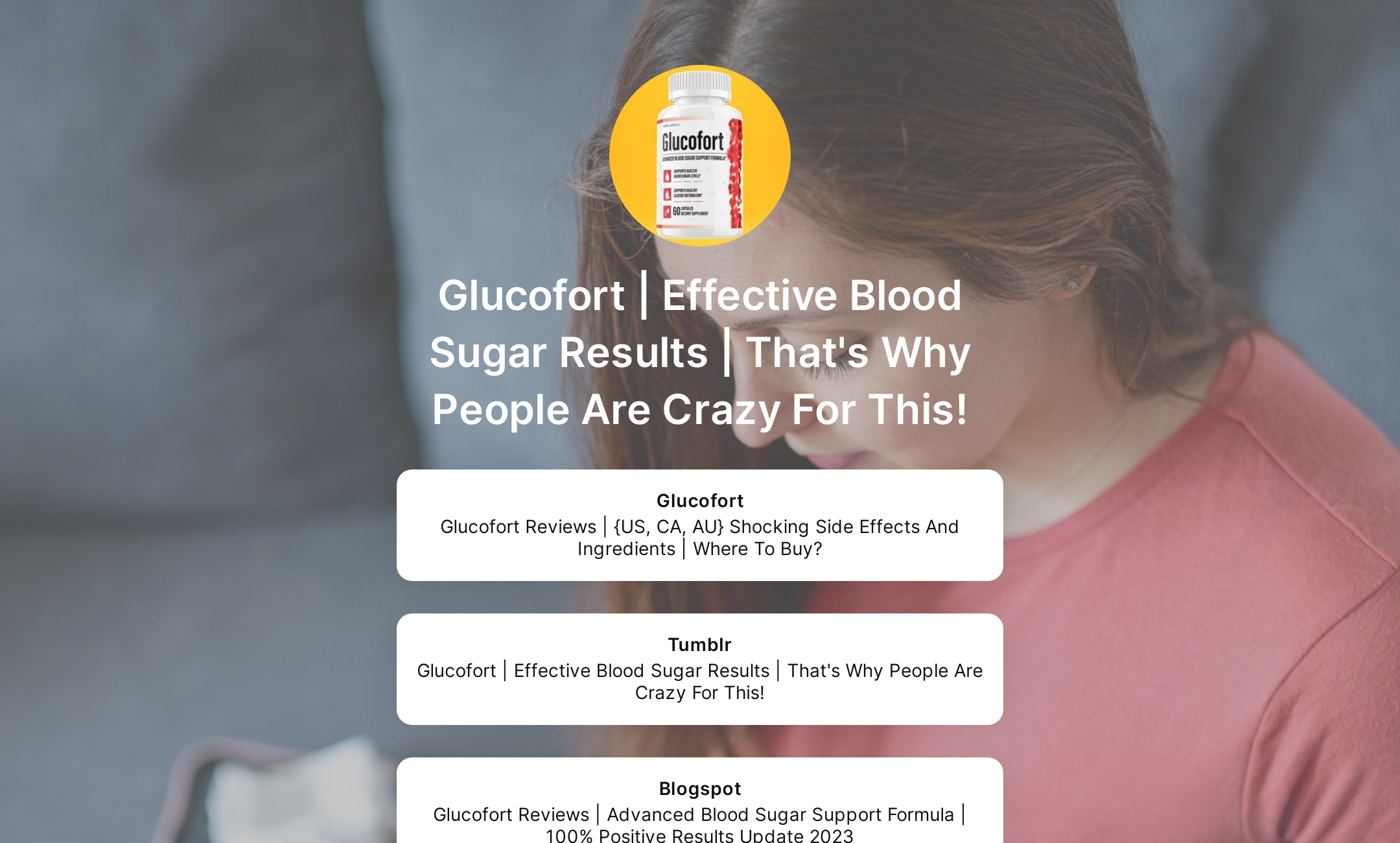 Glucofort | Effective Blood Sugar Results | That's Why People Are Crazy ...