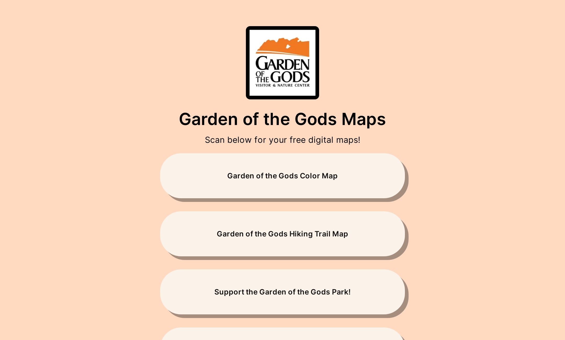 Garden of the Gods Maps' Flowpage