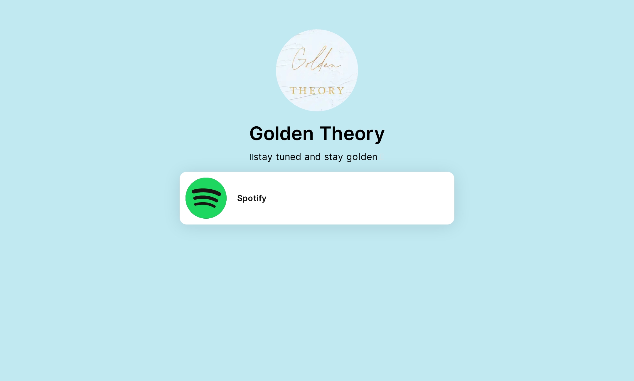 Golden Theory's Flowpage