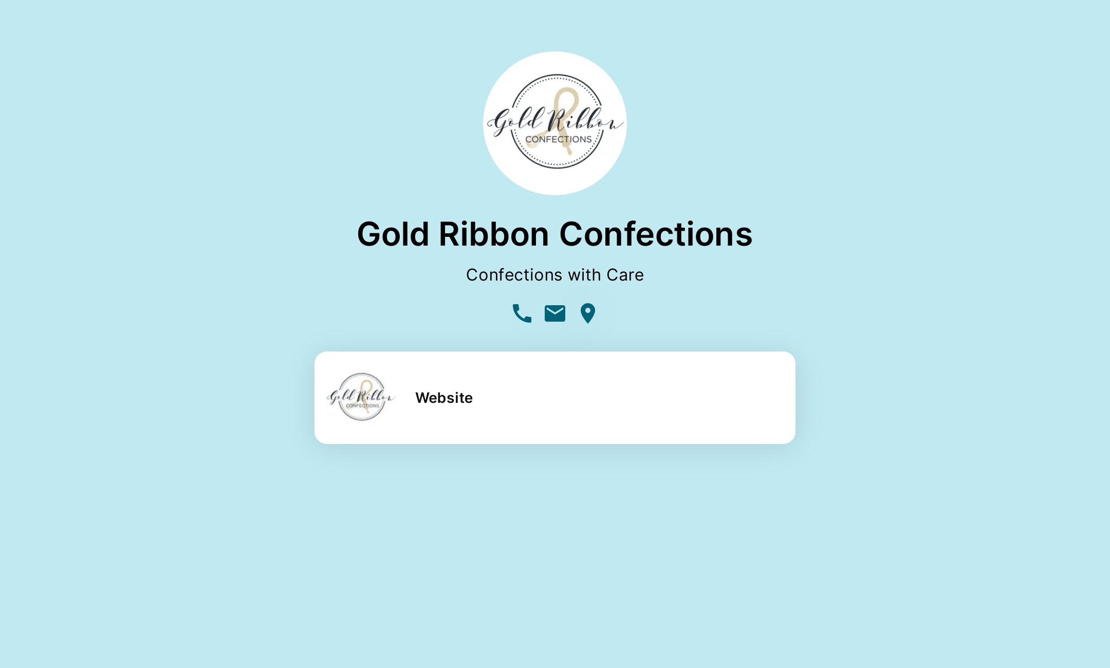 Gold Ribbon Confections' Flowpage