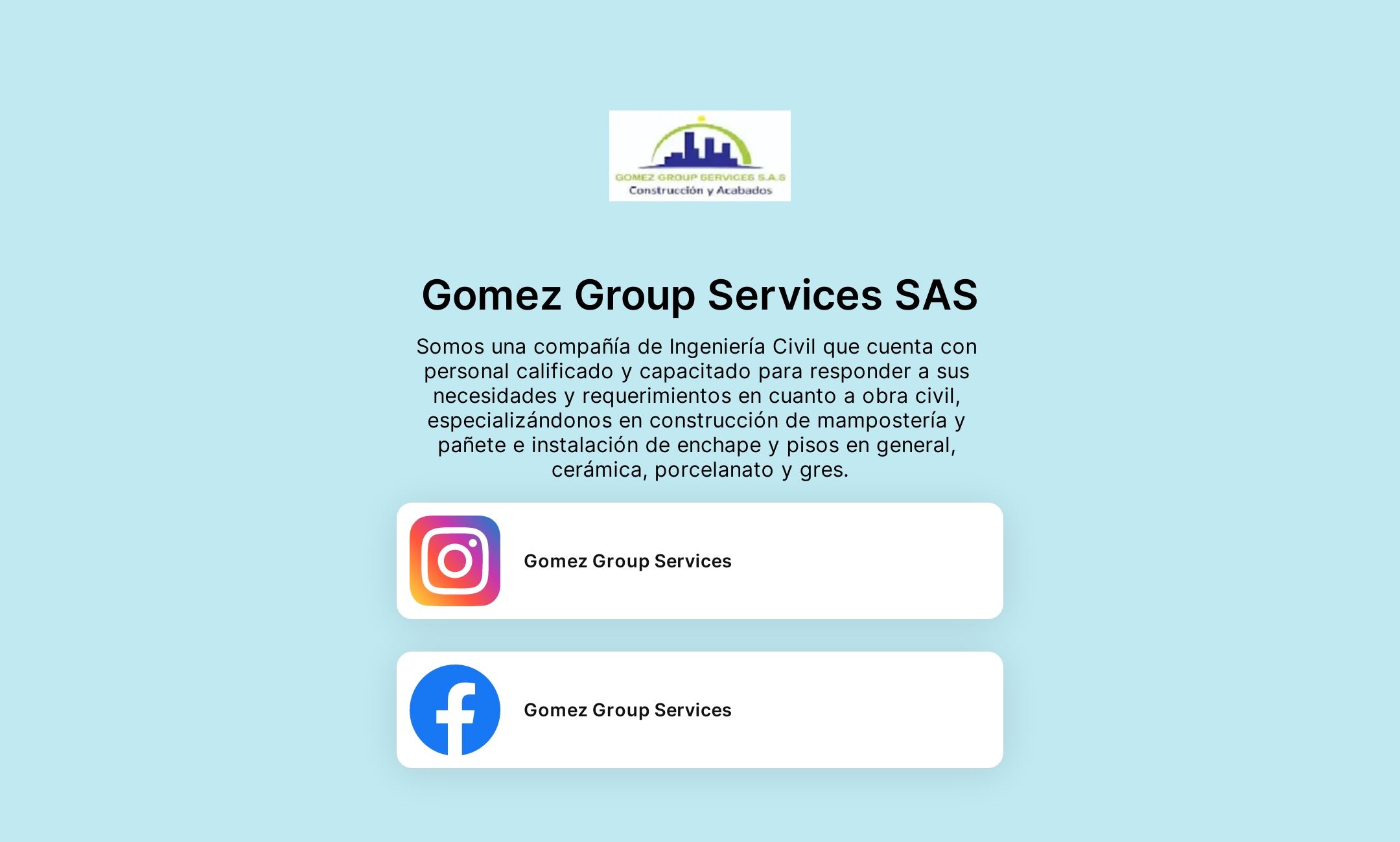 Gomez Group Services SAS's Flowpage