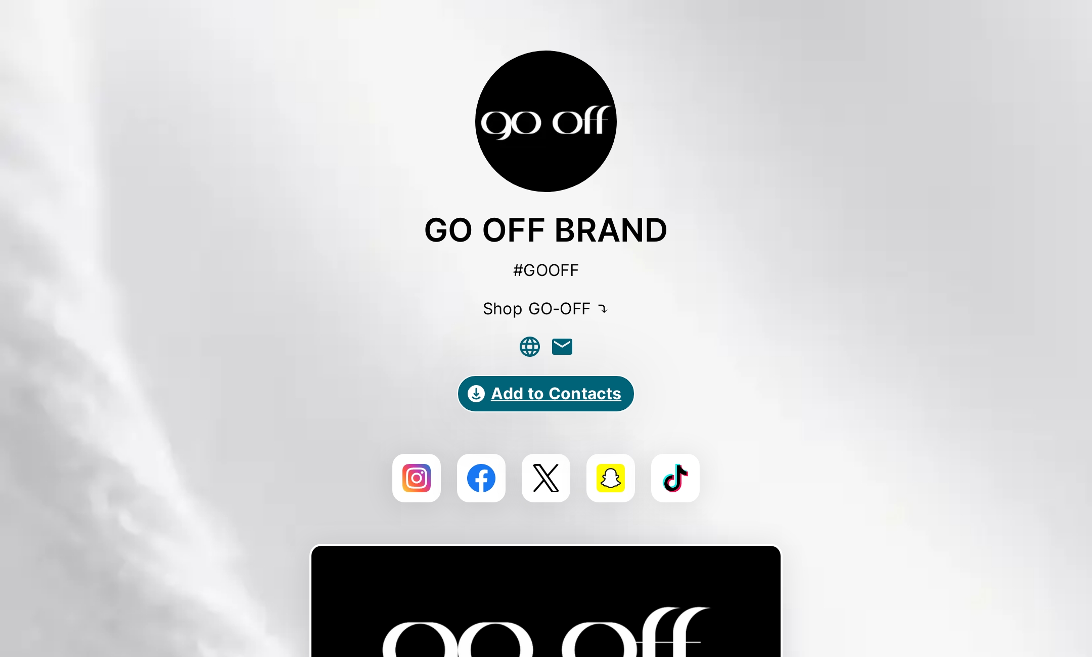 GO OFF BRAND's Flowpage