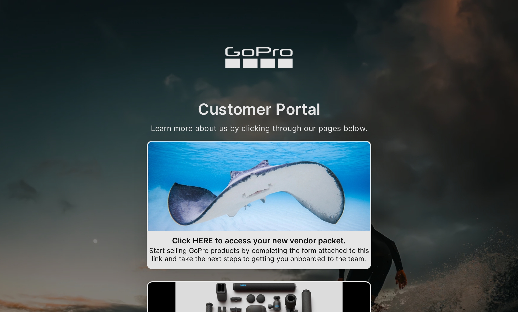 Customer Portal's Flowpage