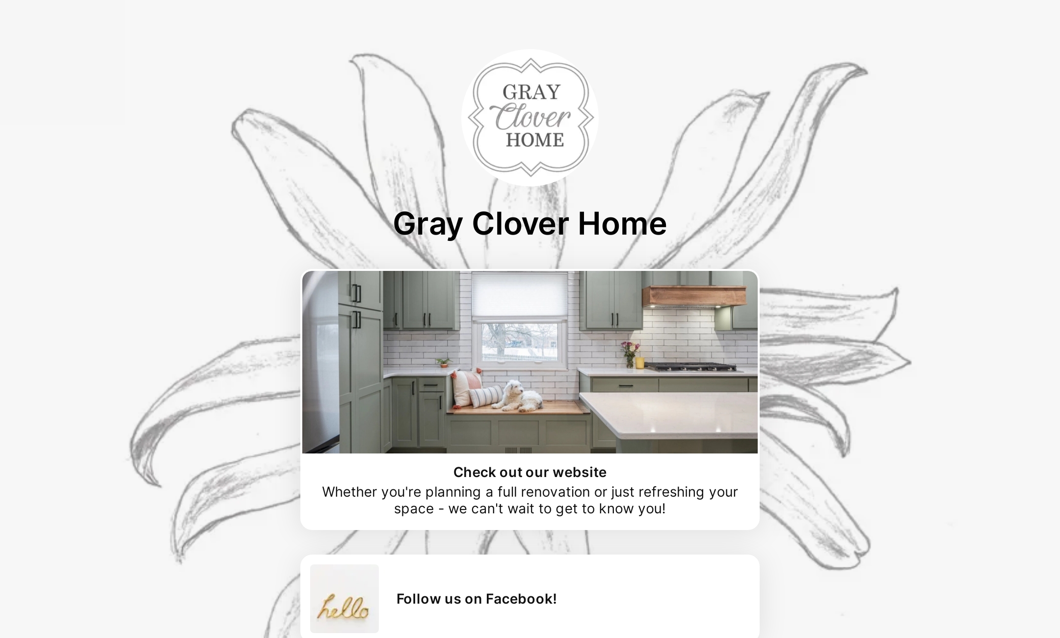 Gray Clover Home's Flowpage