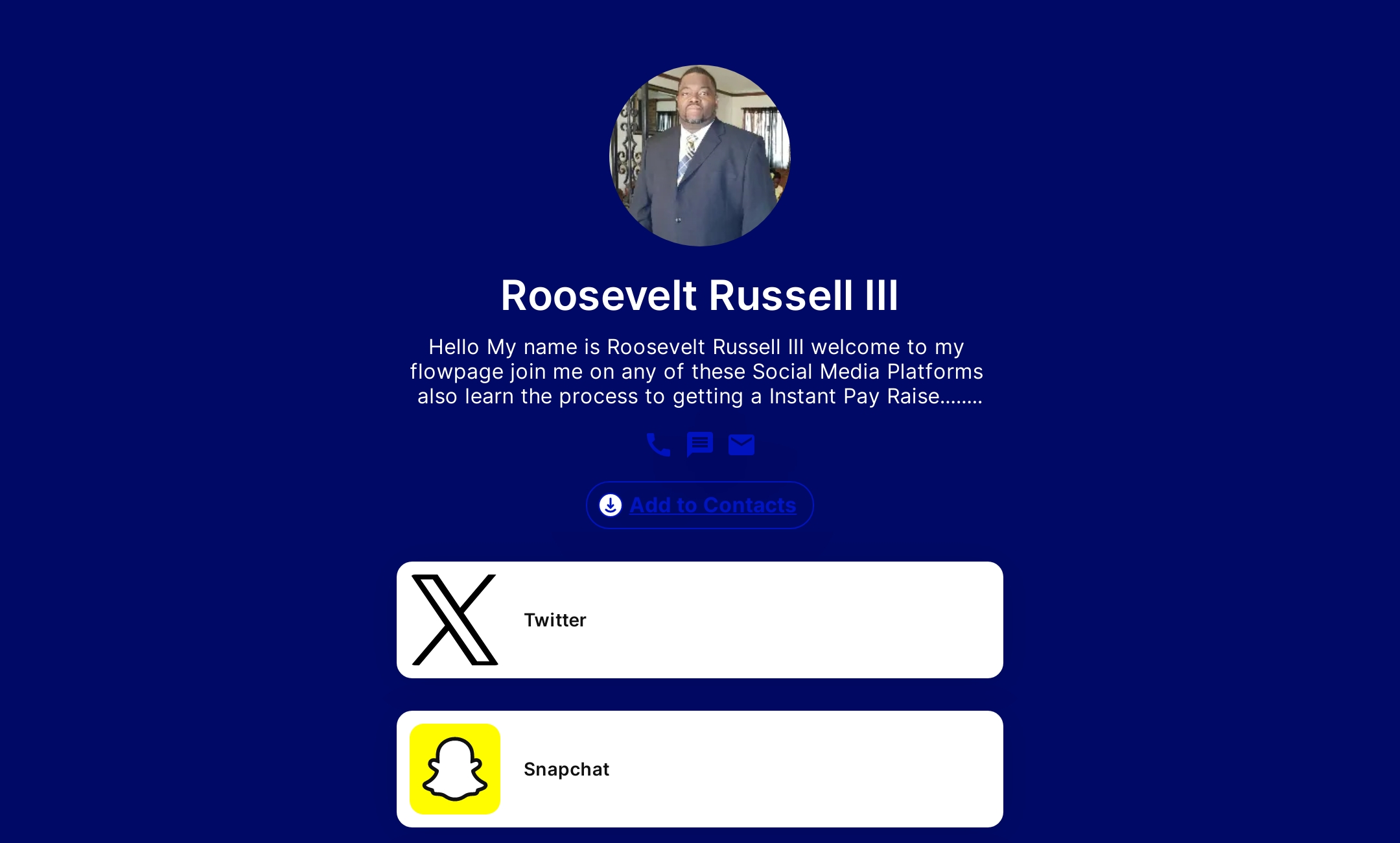 Roosevelt Russell III's Flowpage