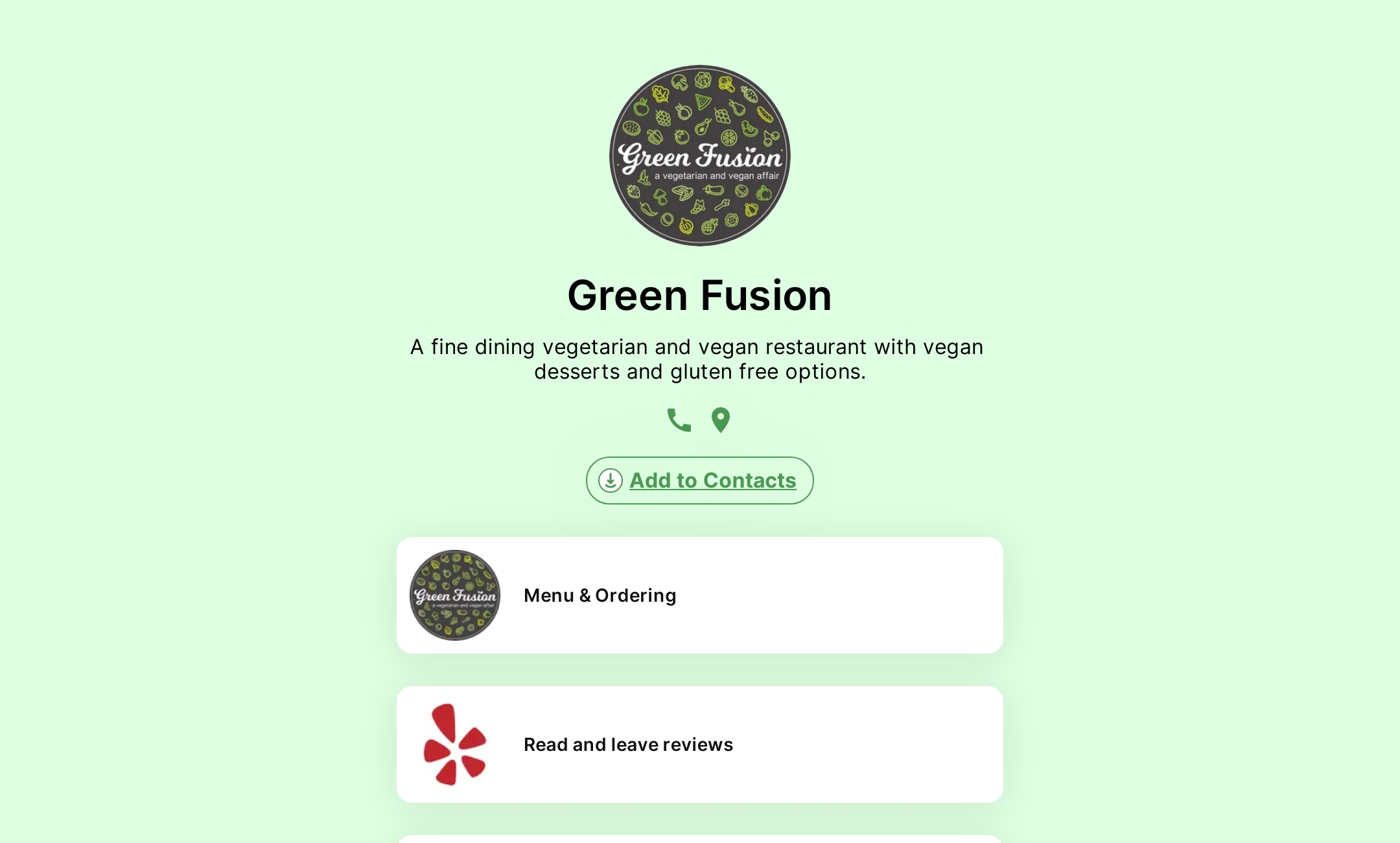 Green Fusion's Flowpage