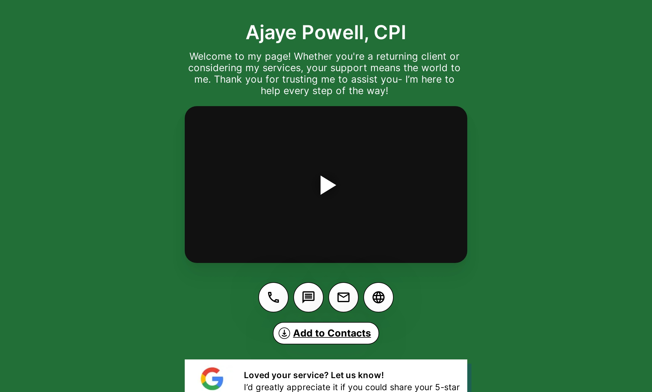 Ajaye Powell's Flowpage