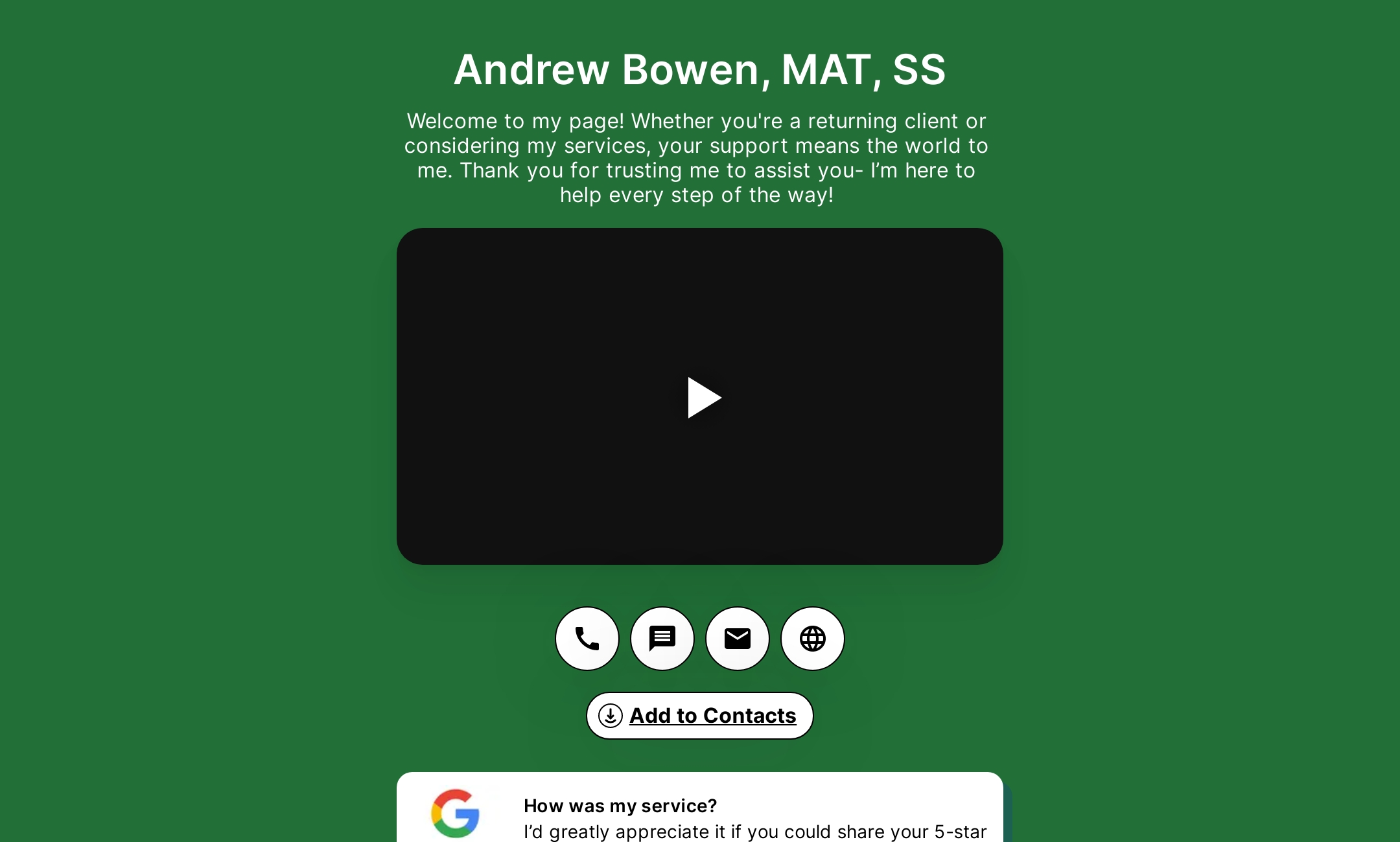 Andrew Bowen, MAT, SS's Flowpage