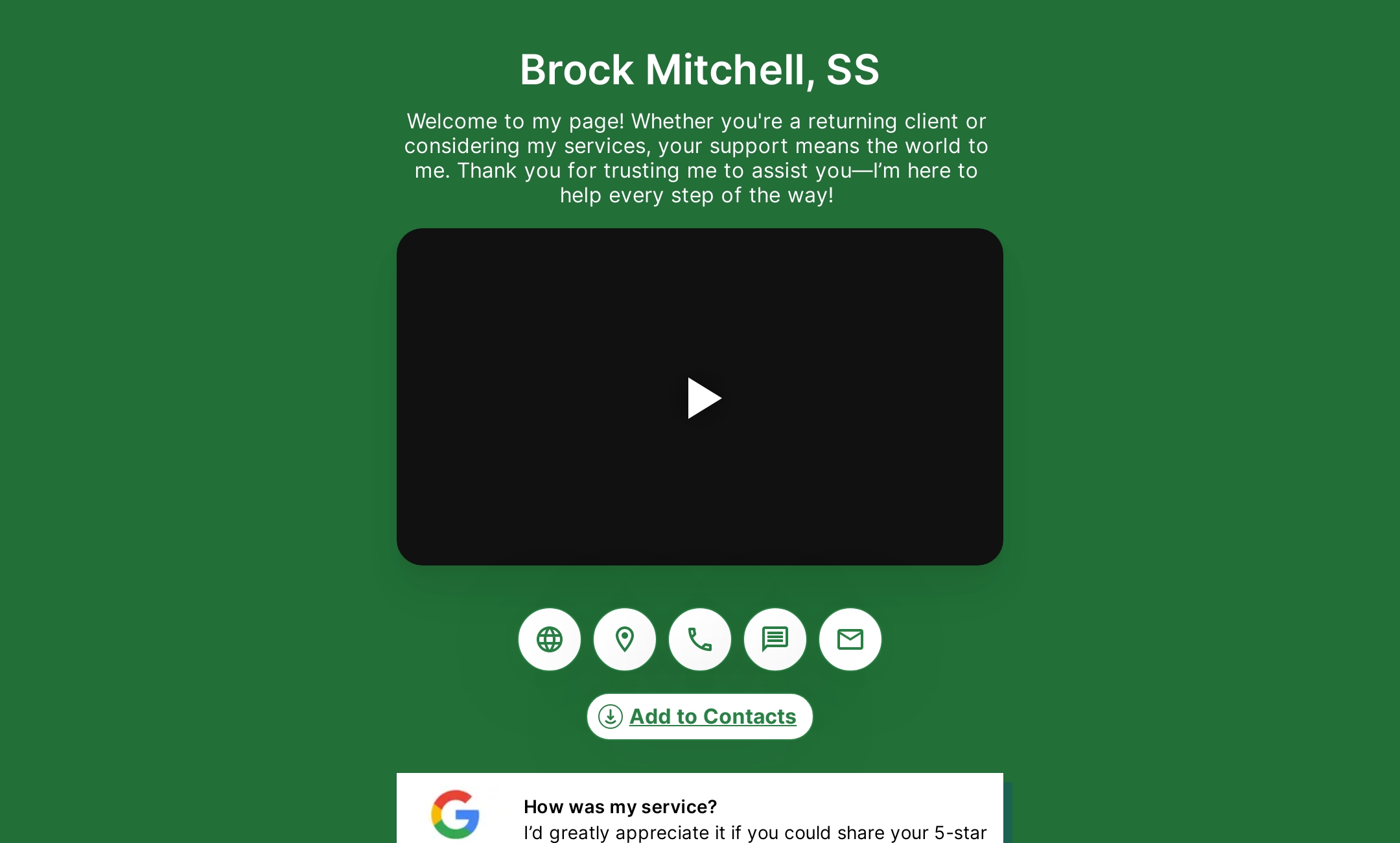 Brock Mitchell, SS's Flowpage