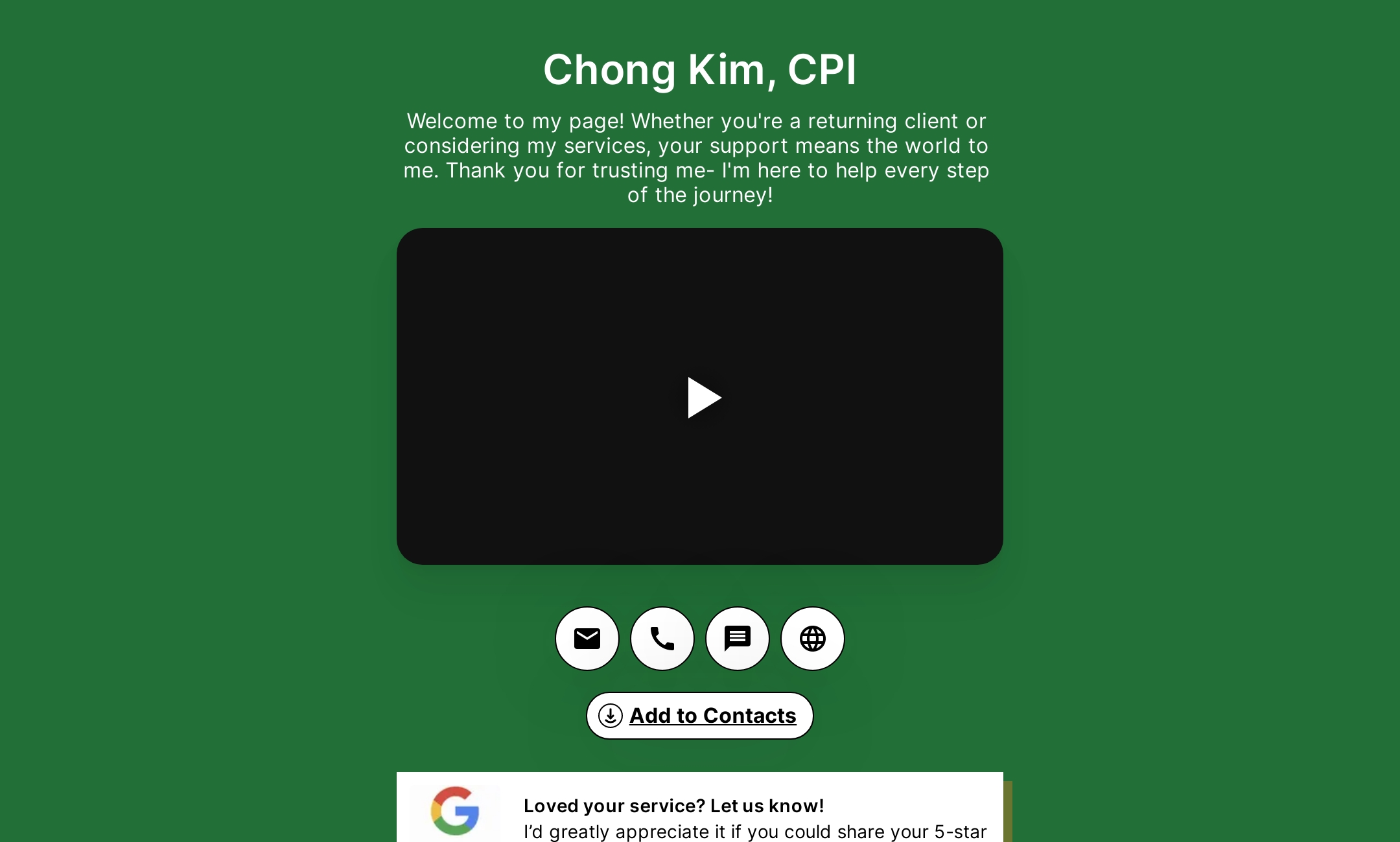 Chong Kim's Flowpage