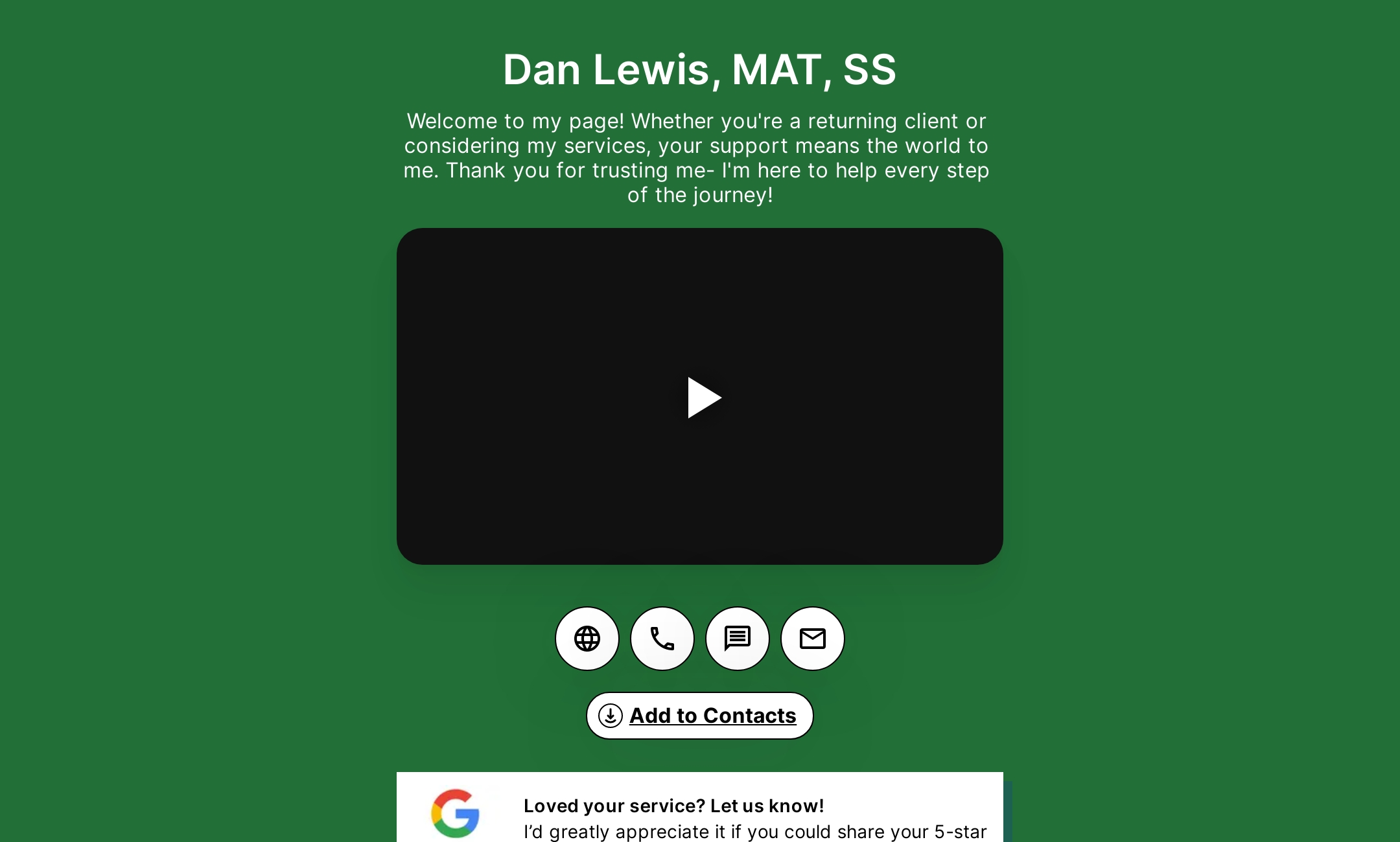 Dan Lewis, MAT, SS's Flowpage