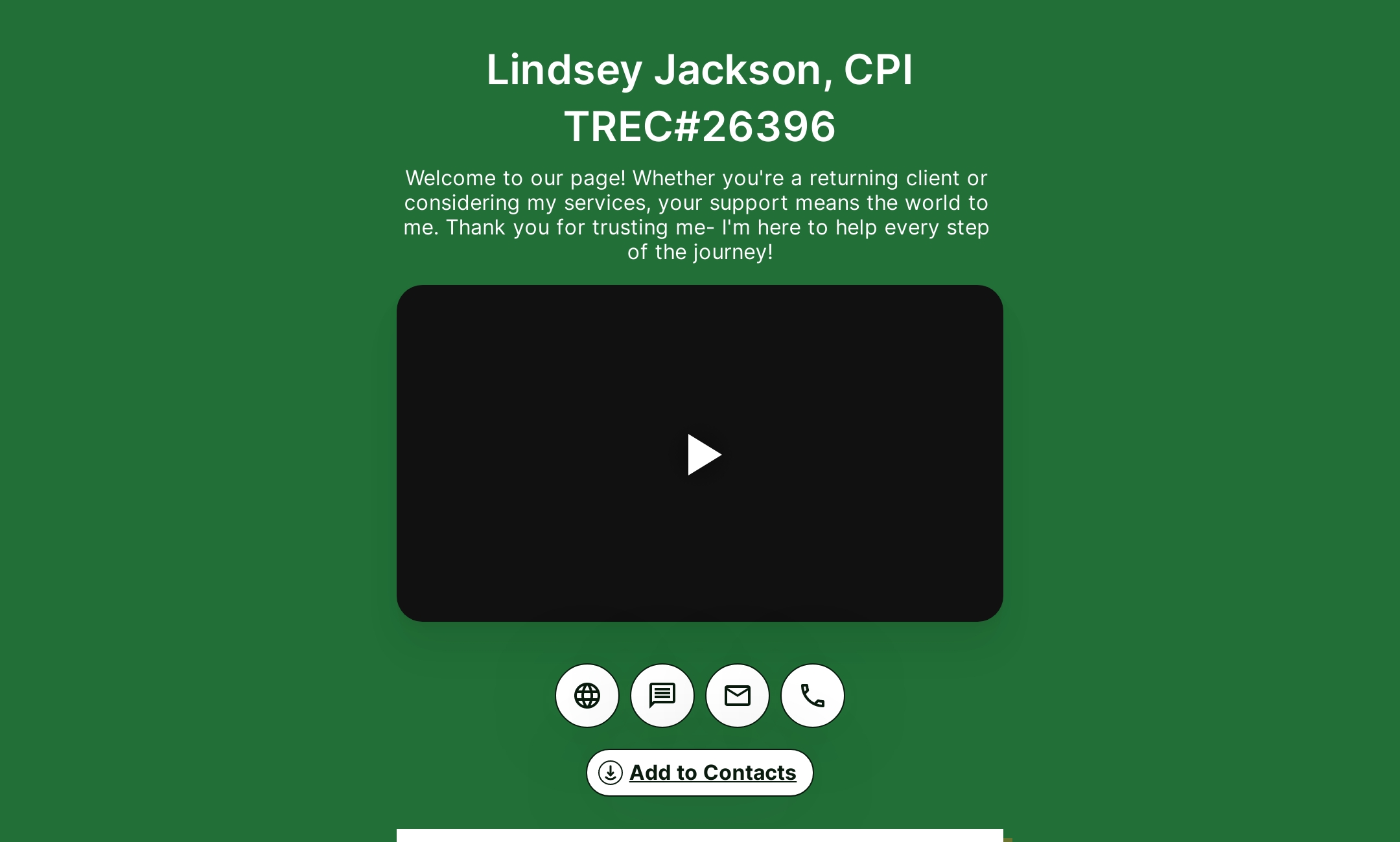 Lindsey Jackson, CPI TREC#26396's Flowpage
