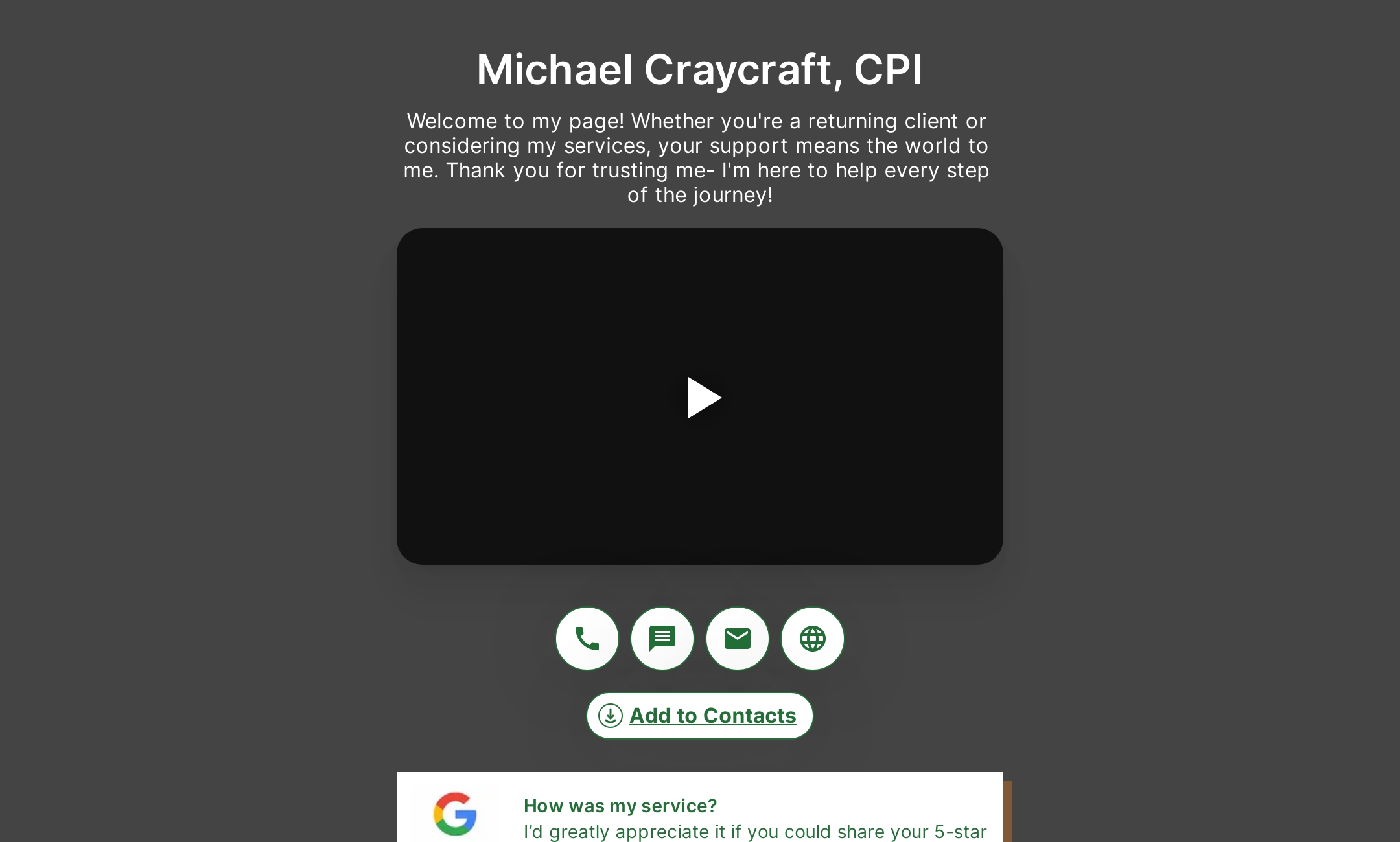 Michael Craycraft, CPI's Flowpage